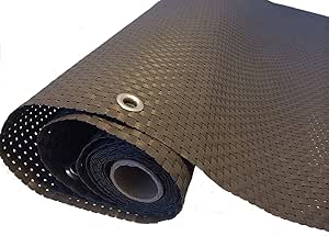 Smart Deko Polyrattan Privacy Fence in Grey - Privacy Screen/Windscreen ...