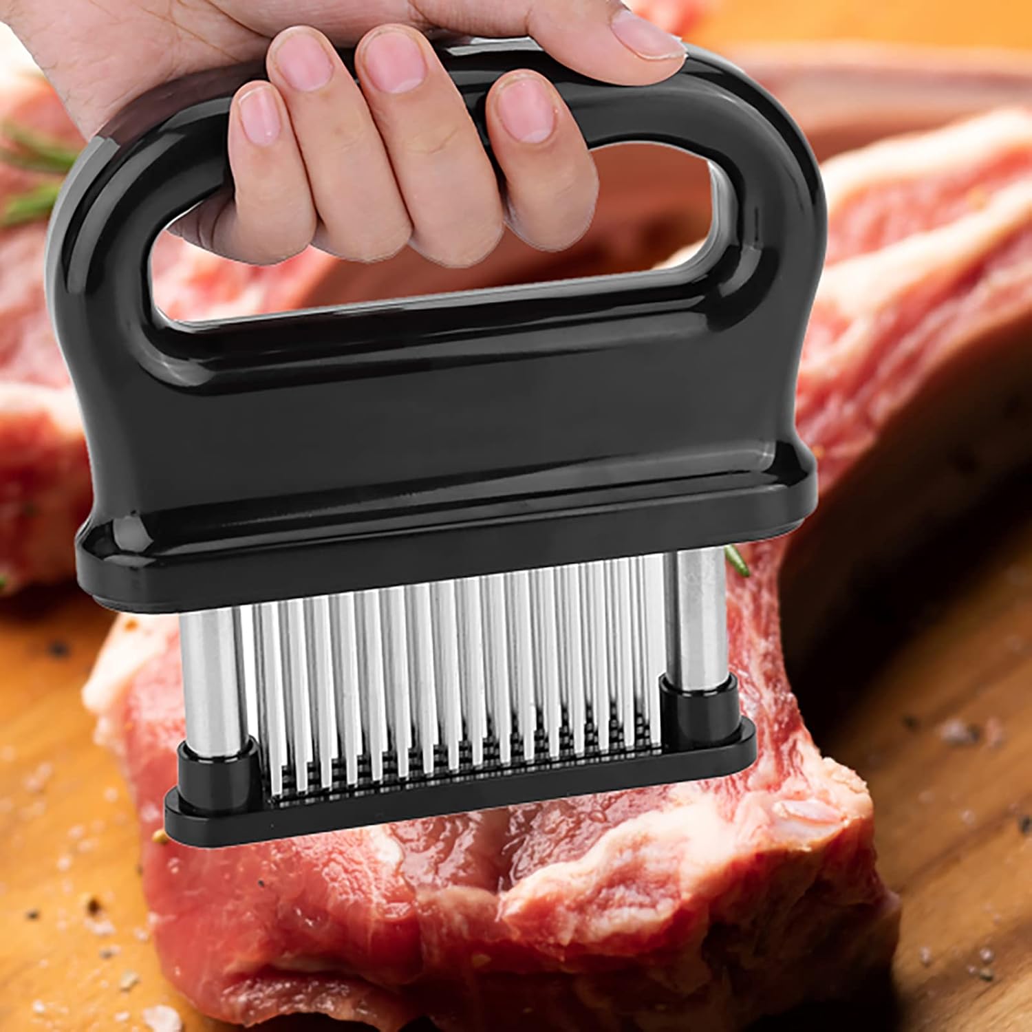Amazon.com: Meat Tenderizer Tool with 48 Stainless Steel Ultra Sharp ...