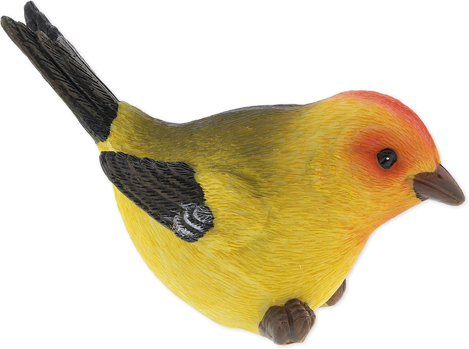 Amazon.com: The Bridge Collection Life-Like Yellow Resin Bird Figurine ...