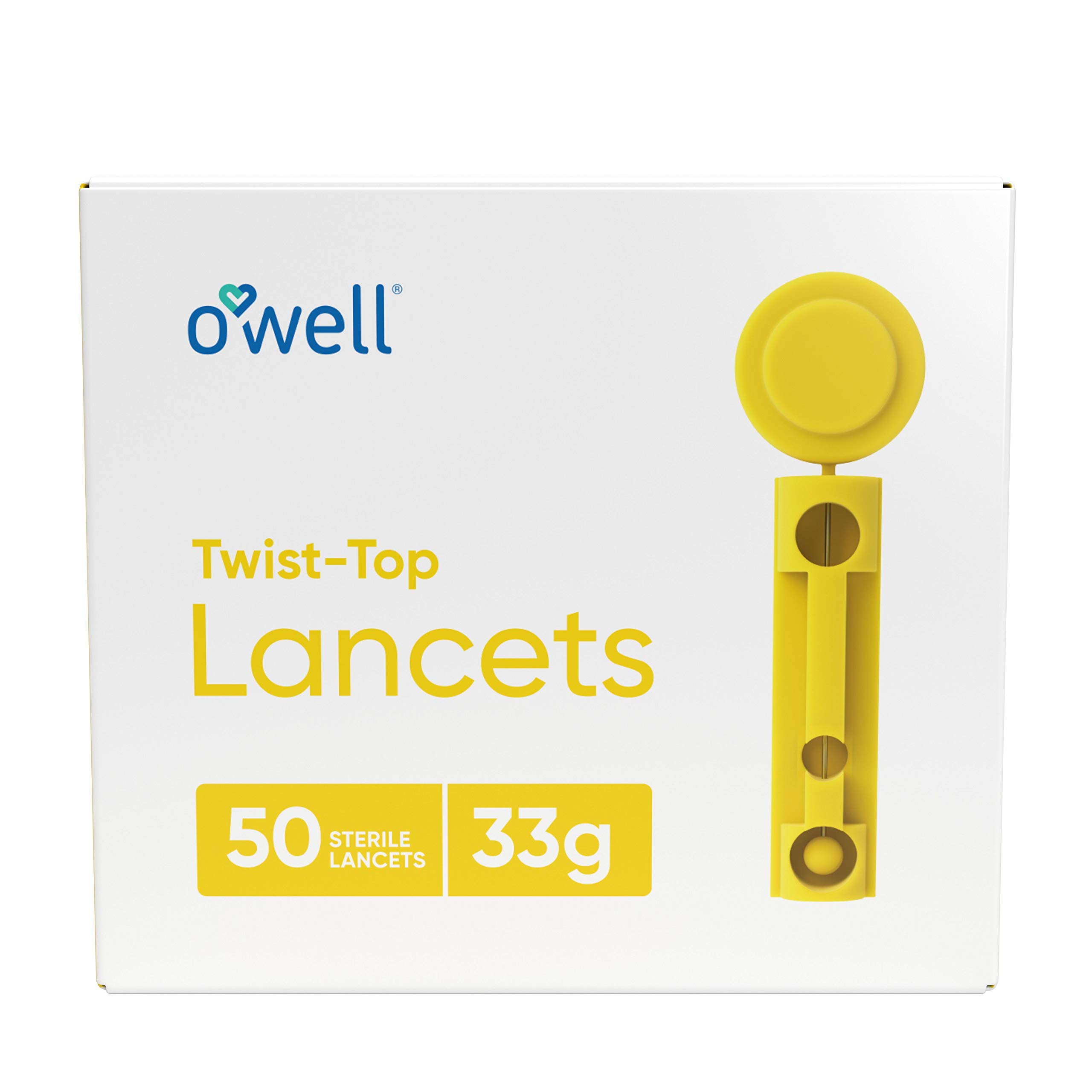 Snapklik.com : Twist Top Lancets 33 Gauge, 50 CountUltra Thin Needle ...