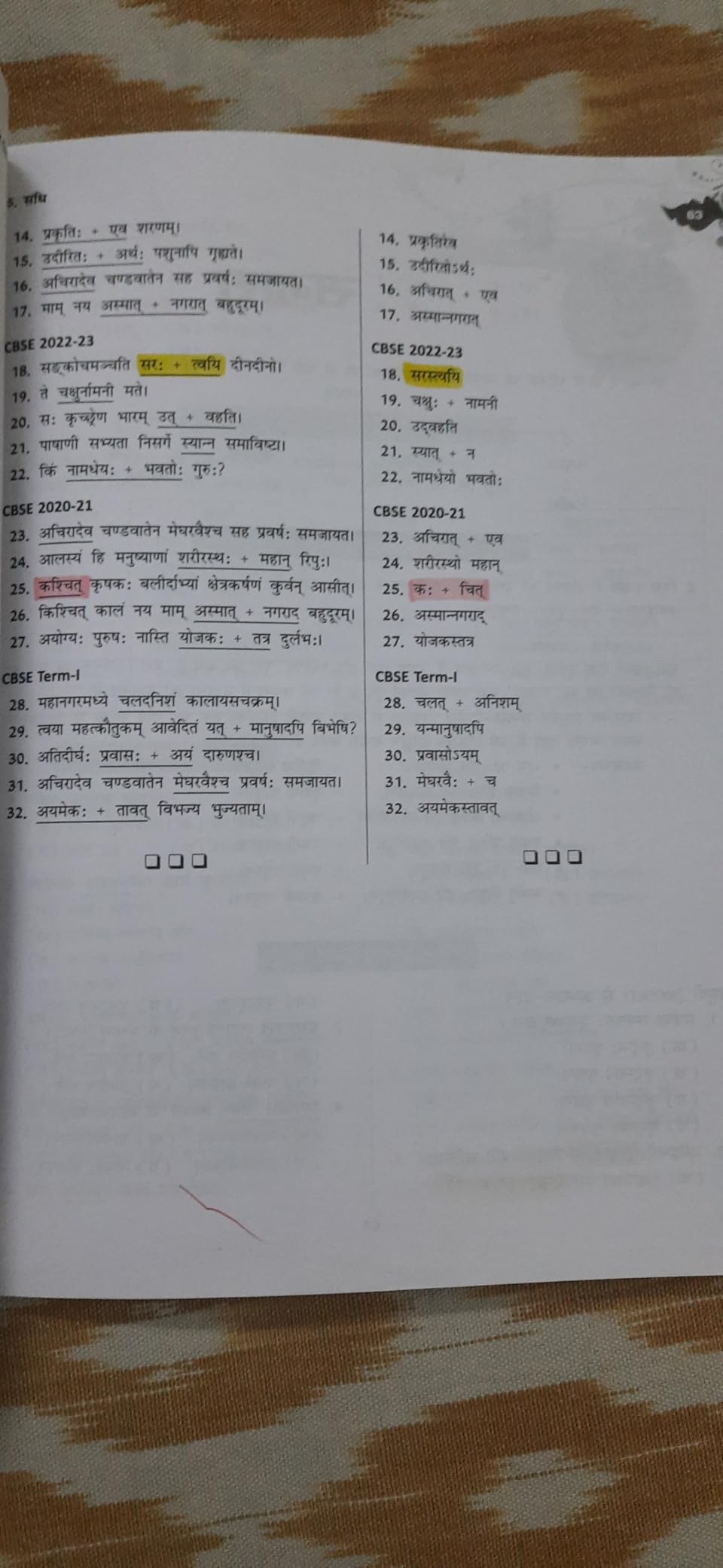 Master Sahab CBSE Class 10 Sanskrit (Shemushi) Question Bank for 2025 ...