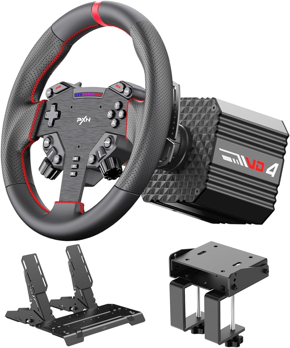 PXN VD4 Direct Drive Racing Wheel, 4 Nm Constant Torque, 11-inch Game ...