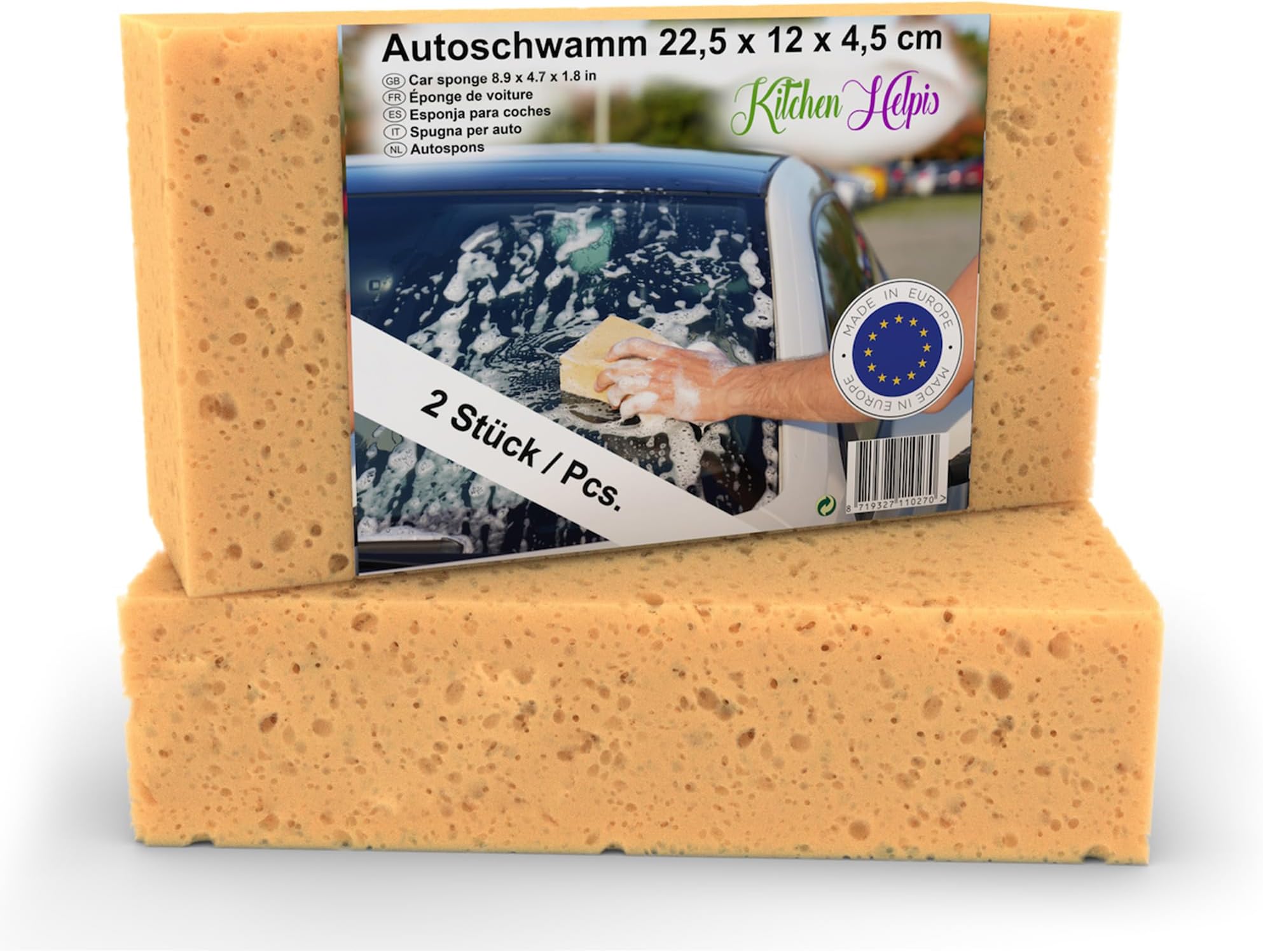 GADLANE Schwamm Auto Groß Zum Autowaschen Und Fenster Waschen ...