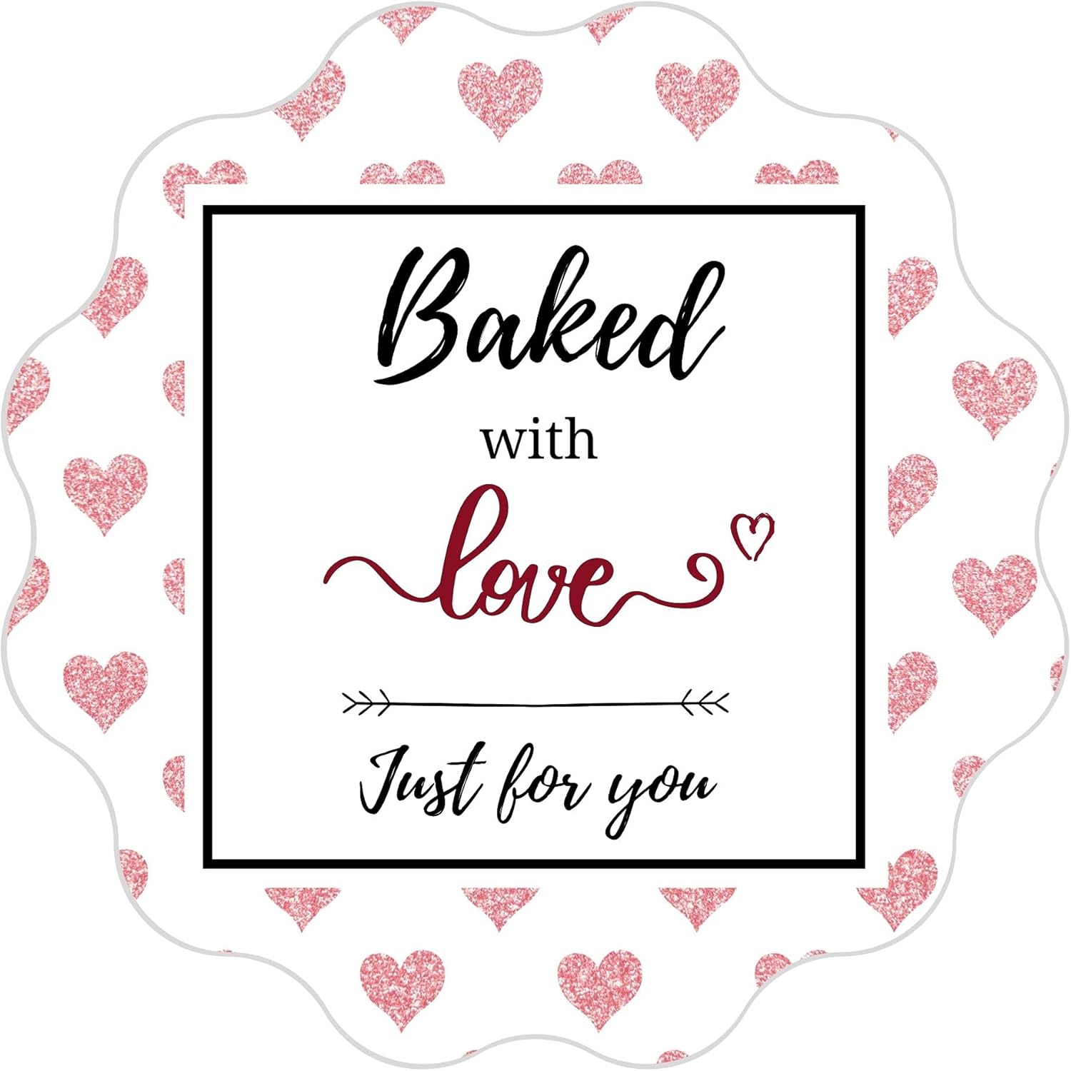 Amazon.com : Mobiusea Creation Baked with Love Stickers Roll ...