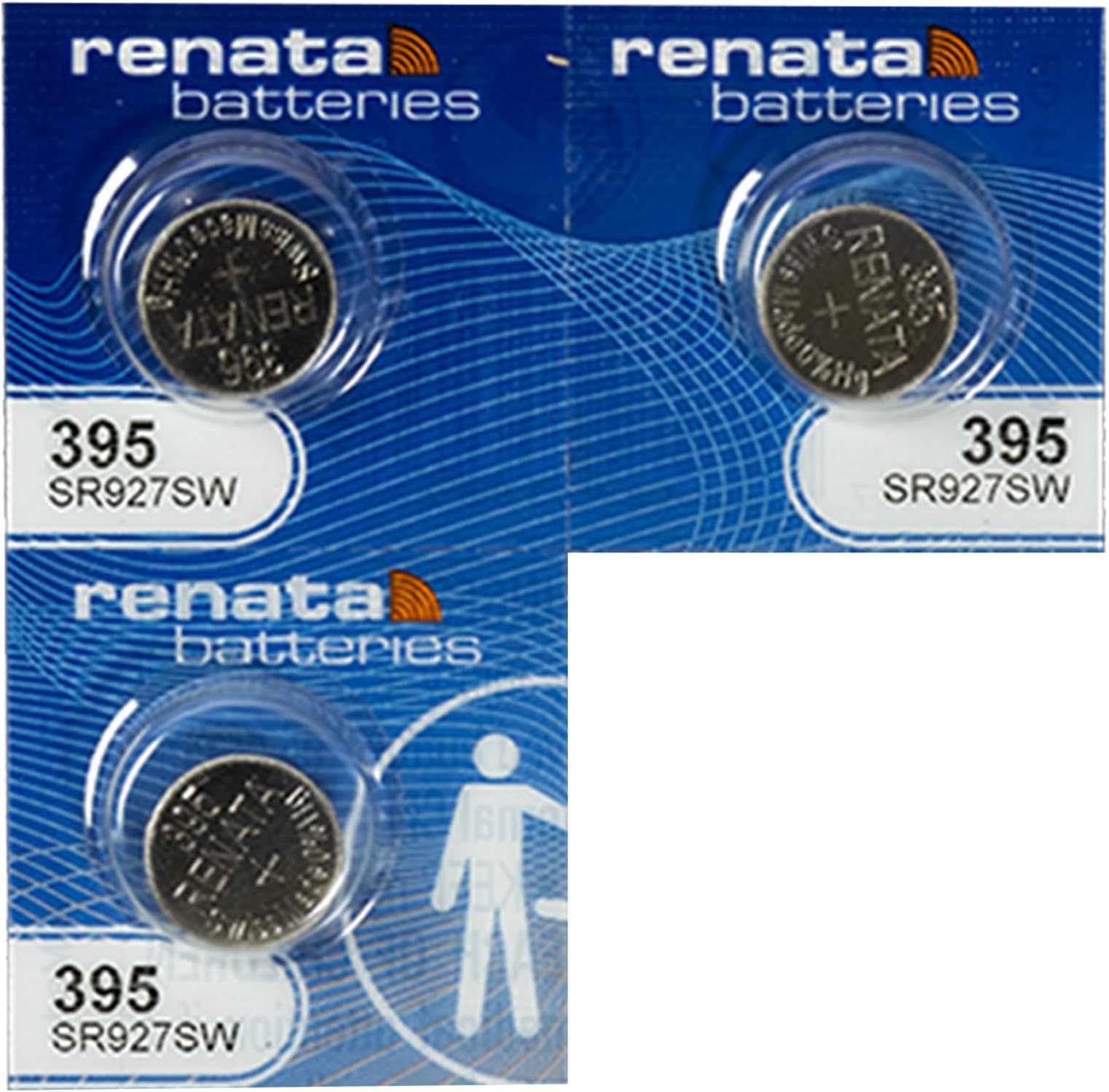 Amazon.com: Duracell 395/399 Silver Oxide Button Battery, 1 Count Pack ...