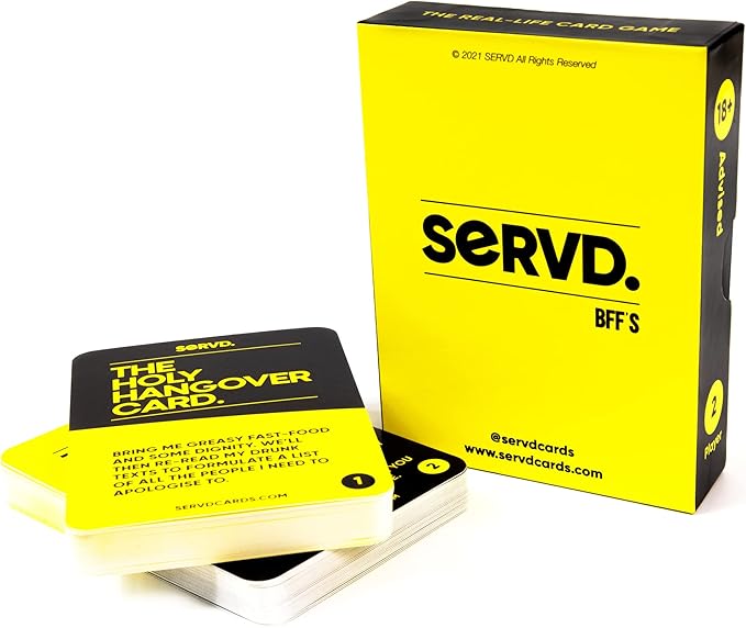 SERVD BFF s The Hilarious Real Life Card Game For Adults Pull Rank servd-bff-s-the-hilarious-real-life-card-game-for-adults-pull-rank