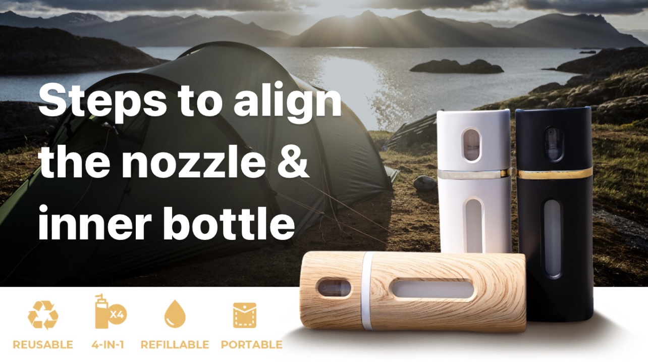 Watch Steps to align the nozzle and inner bottle on Amazon Live