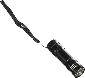 Hama Basic Unisex LED Flashlight - Adult, Black, 9 x 2.5 cm - Amazon.com