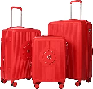 Amazon.com | M Camel Mountain Luggage Sets 3 Piece, Polypropylene ...