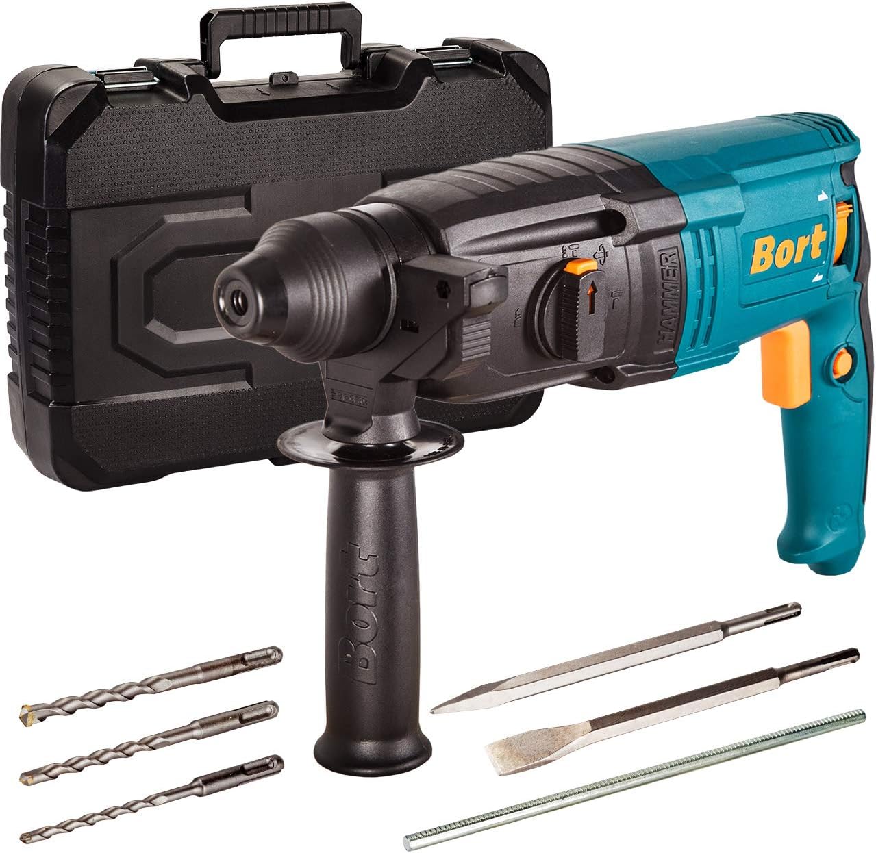 Bort BHD-920X - Bohrhammer mit Drehzahlsteuerung, 920 W, Schlagenergie: 3.5 J, SDS-Plus-Aufnahme ...