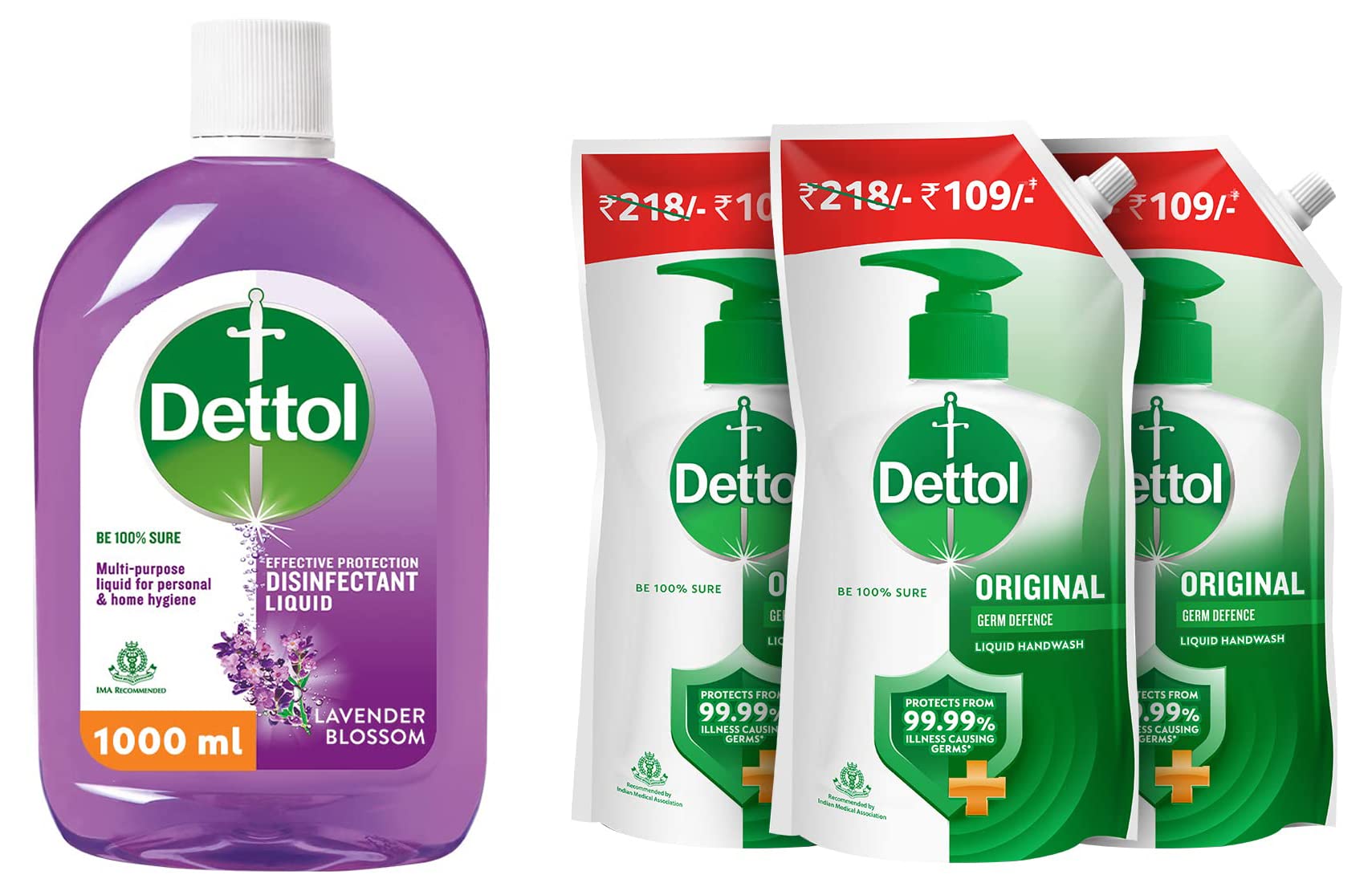 Buy Dettol Liquid Disinfectant for Floor Cleaner, Surface Disinfection ...
