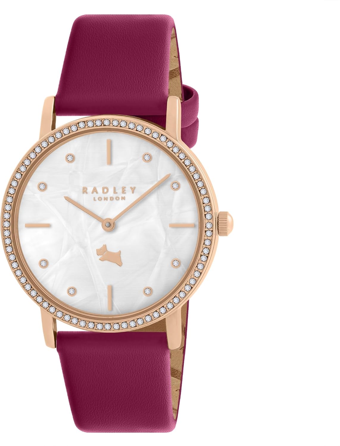 RADLEY Women's Dark Rose Strap Stone Set Watch RY21666A : Amazon.co.uk ...
