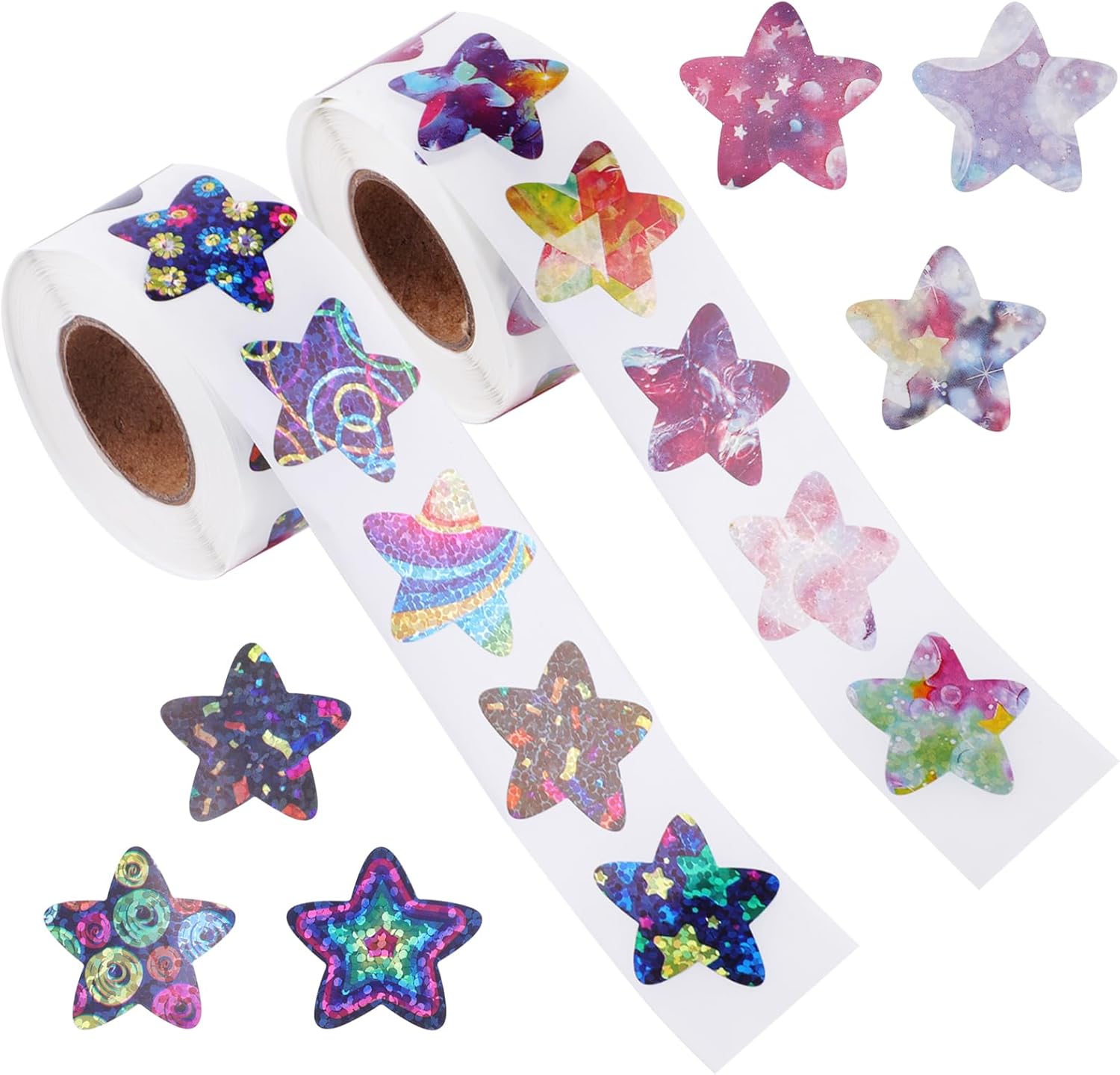 1000Pcs Star Stickers, Reward Stickers, Reward Stickers for Children, 2 ...