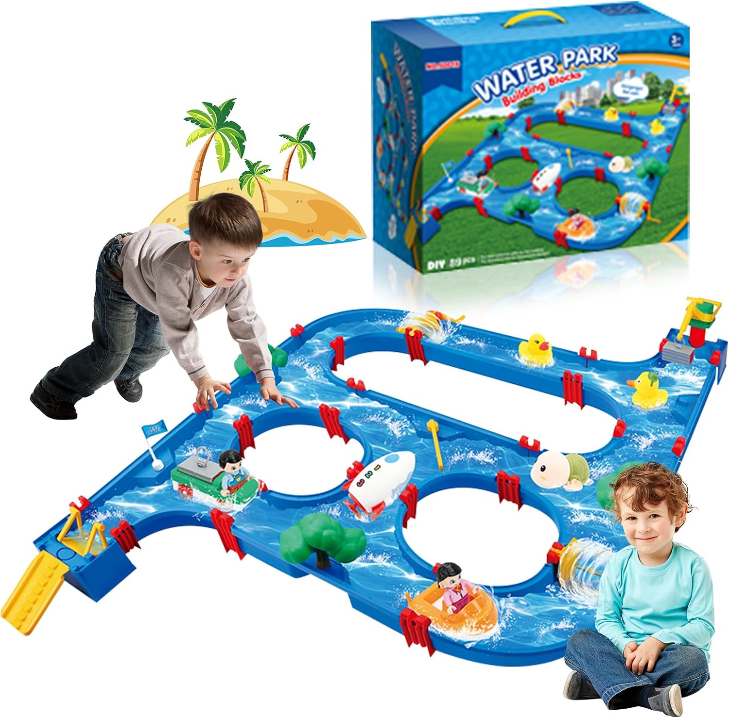 TANSAR Water Table for Toddlers 1-3 - 89Pcs Toys, Philippines | Ubuy