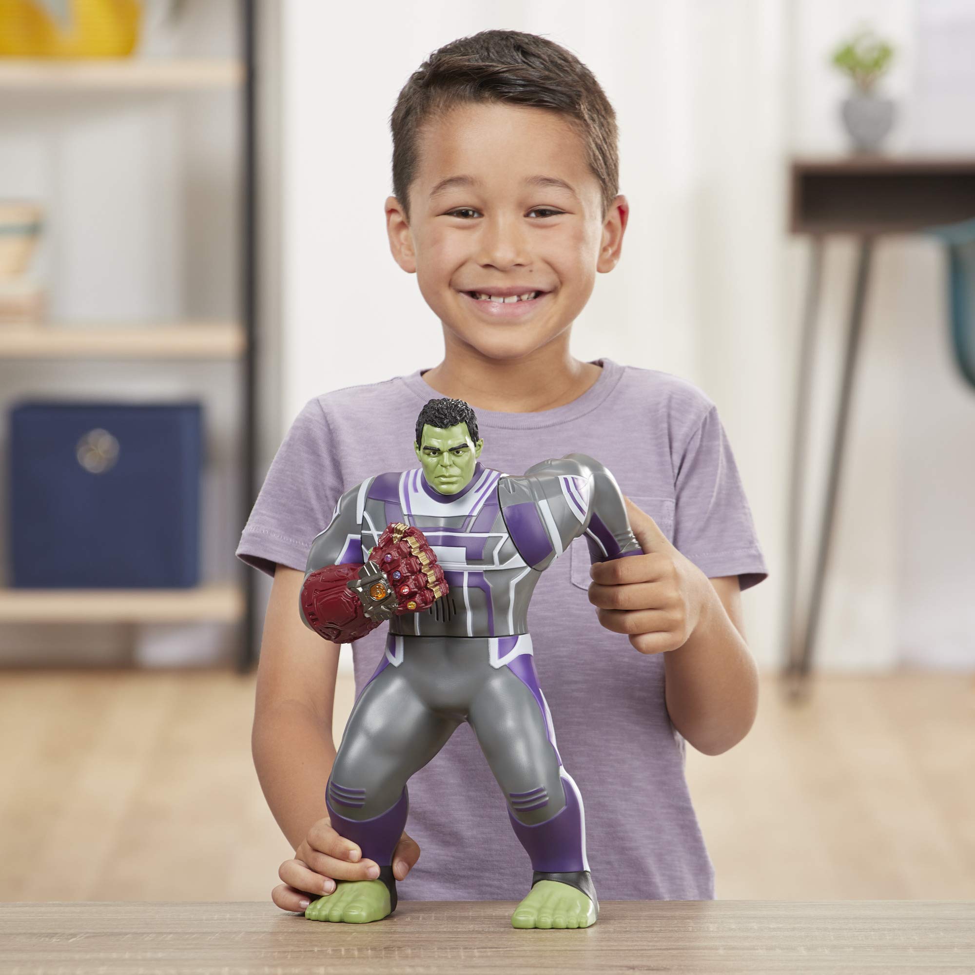 Marvel Avengers Endgame Power Punch Hulk 35 cm-Scale Action Figure Toy ...