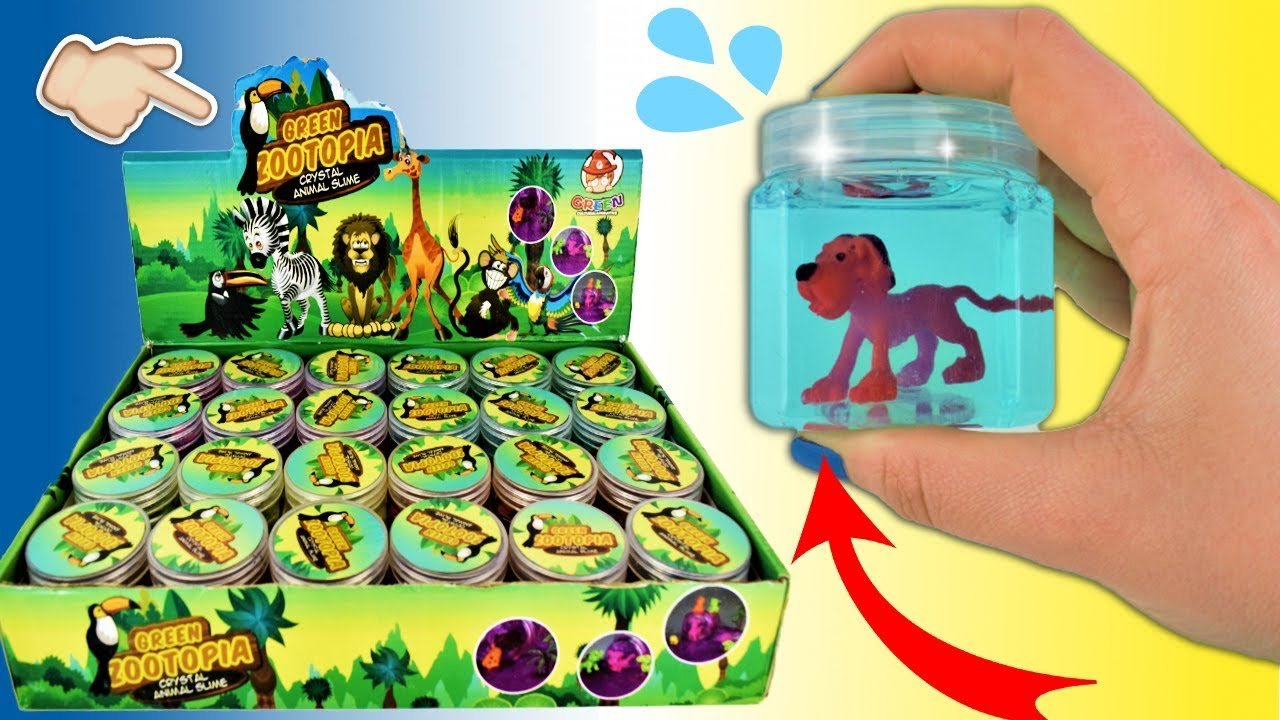 Buy RIANZ Zootopia Crystal Clear Putty Slime Jelly Clay with Wild ...