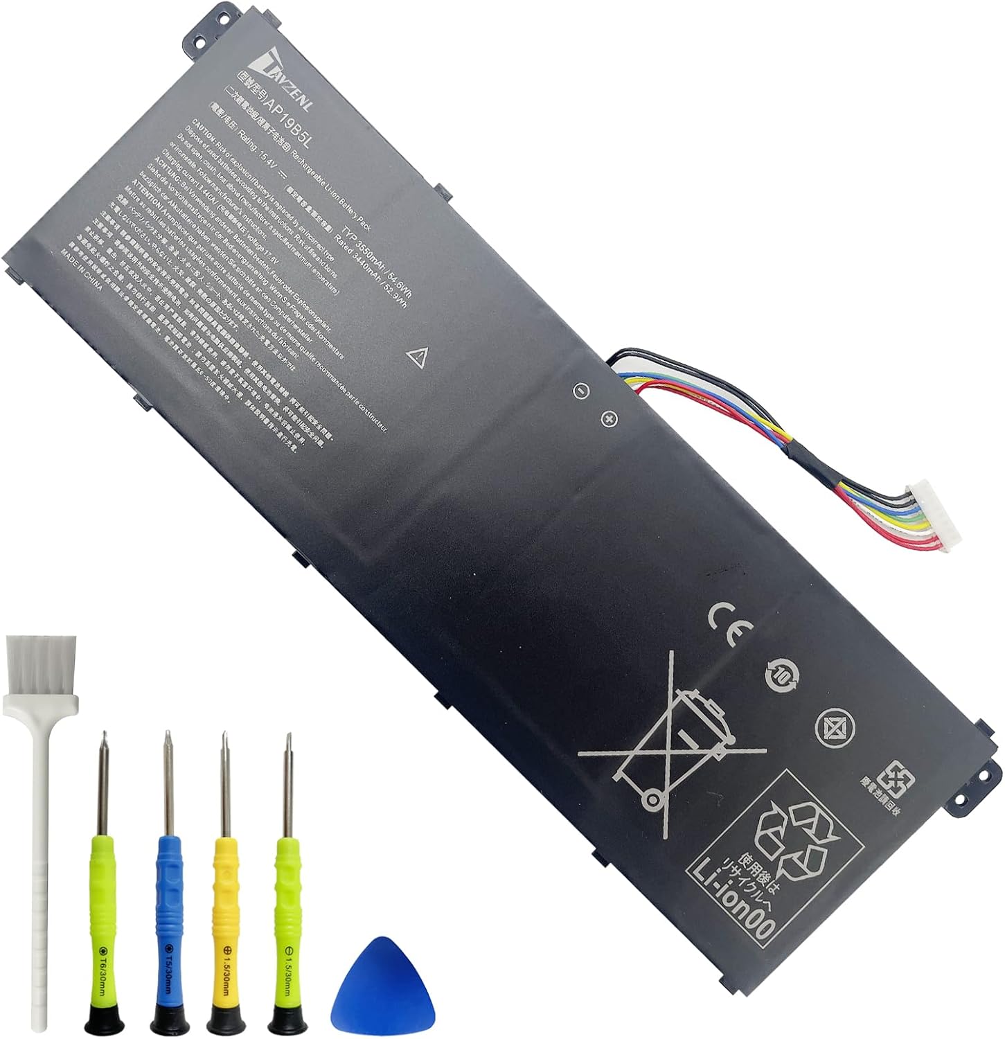 Amazon.com: TAVZENL AP19B5L 54.6Wh Battery Replacement for ACER Aspire ...