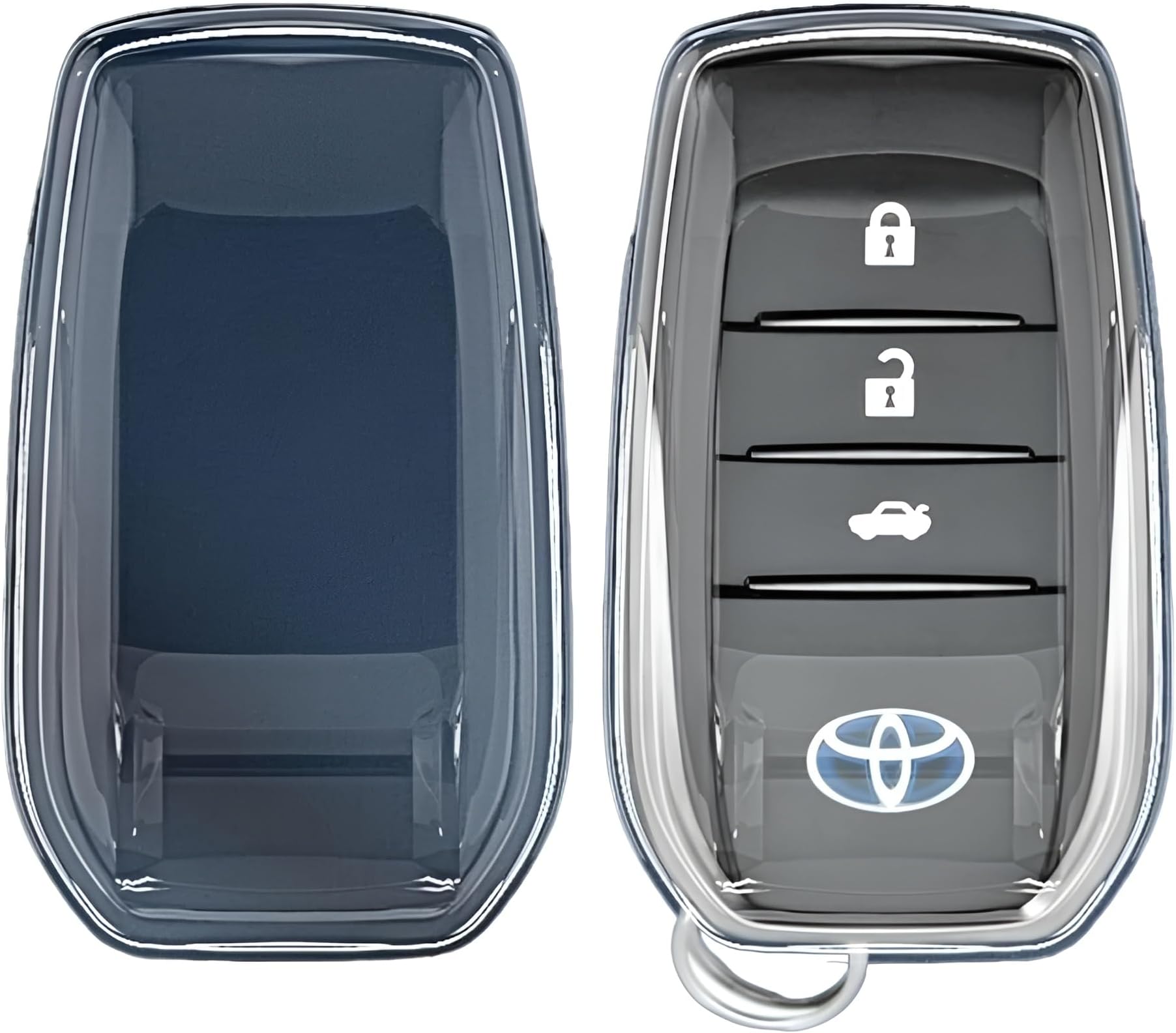 SPINFO™ Clear TPU Key Cover Compatible for Toyota Fortuner | Hilux ...