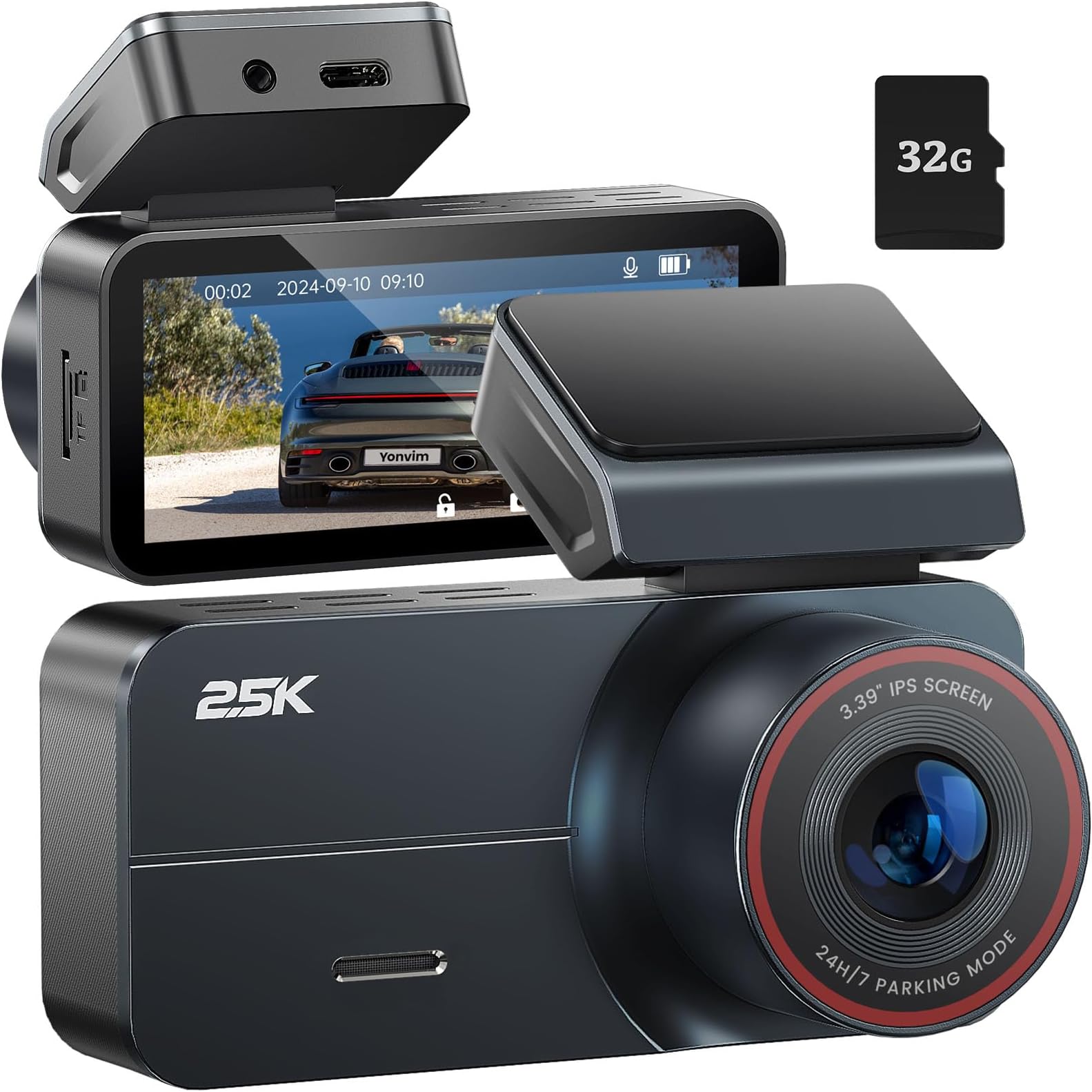 Amazon.com: VYCOL Dash Cam 2.5K WiFi, Dash Camera for Cars with 32GB ...