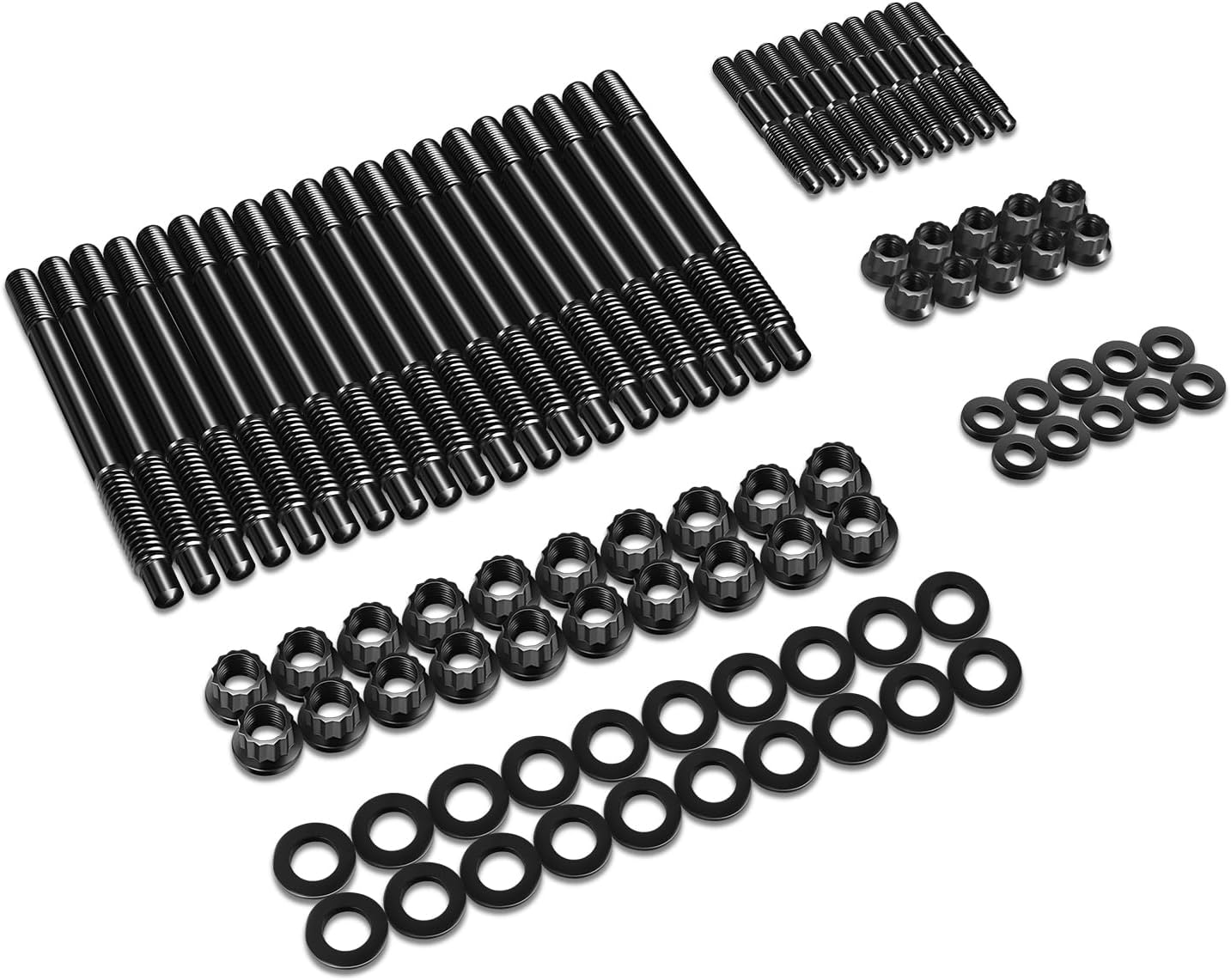 Amazon.com: Auto Dynasty Cylinder Head Stud Replacement Kit with Nuts ...