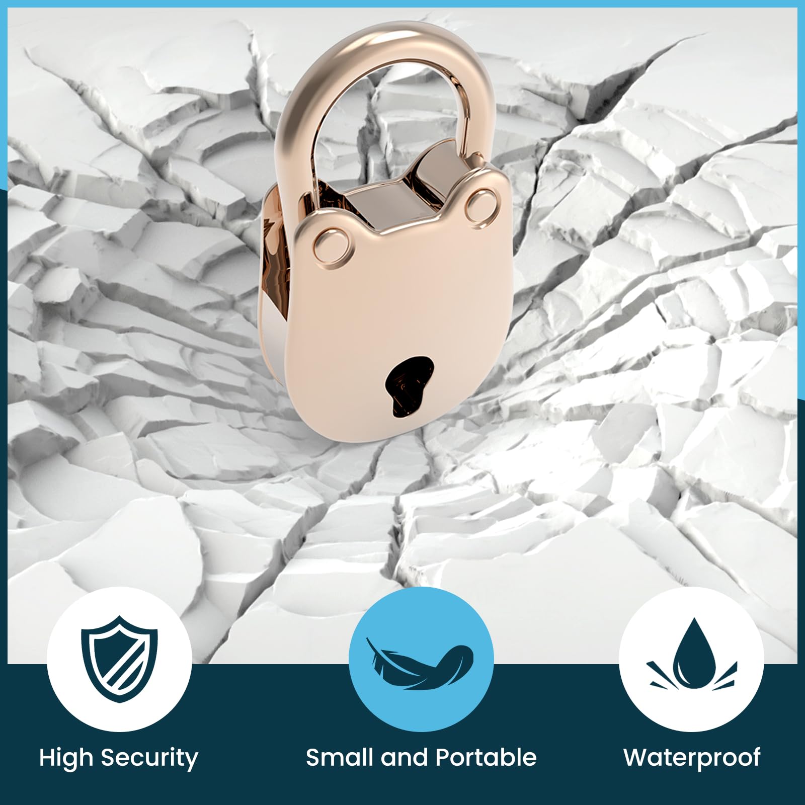 Snapklik.com : 2pcs Mini Antique Padlock Retro Vintage Style Bear Head ...