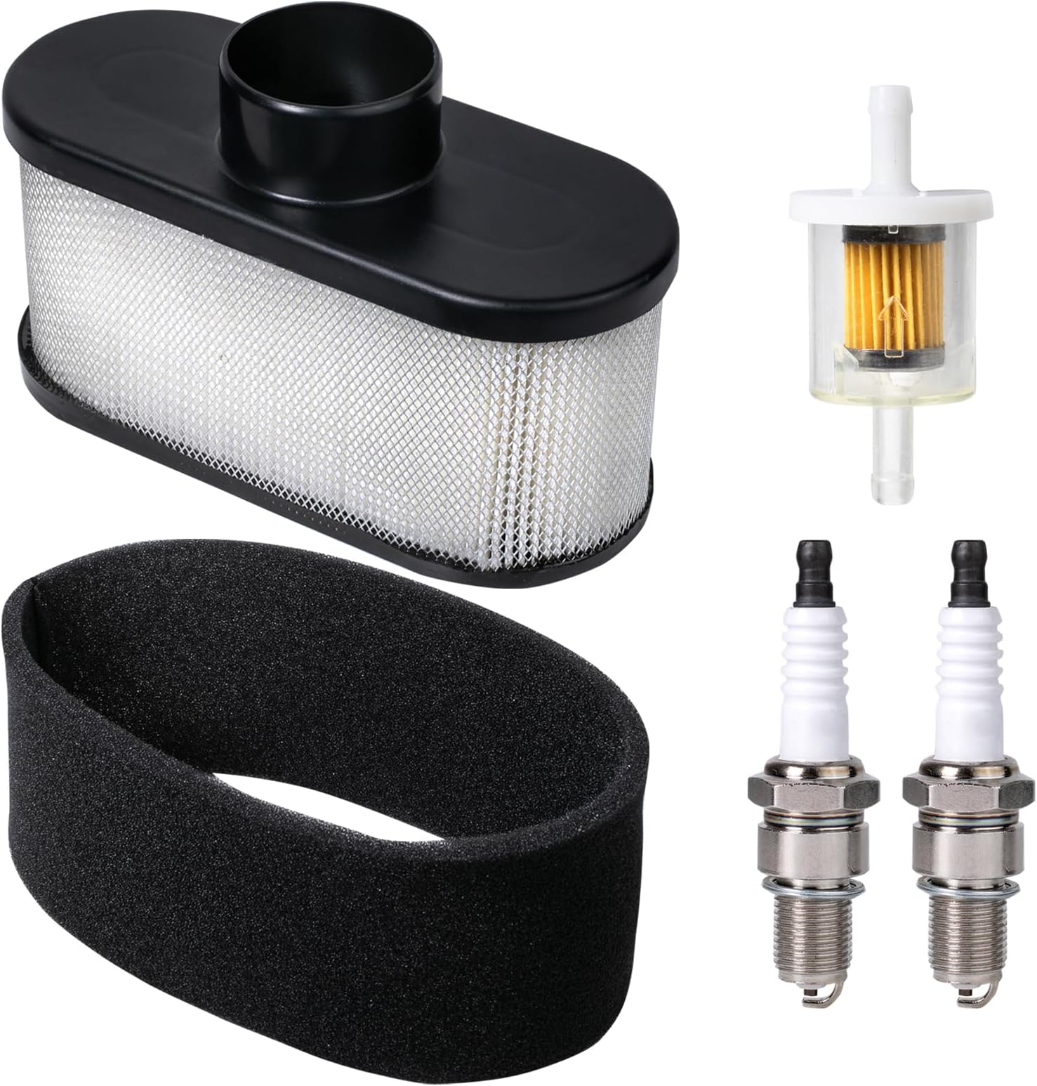 Amazon.com: Ceukius 11013-0752 Air Filter Spark Plugs Kit for Kawasaki ...