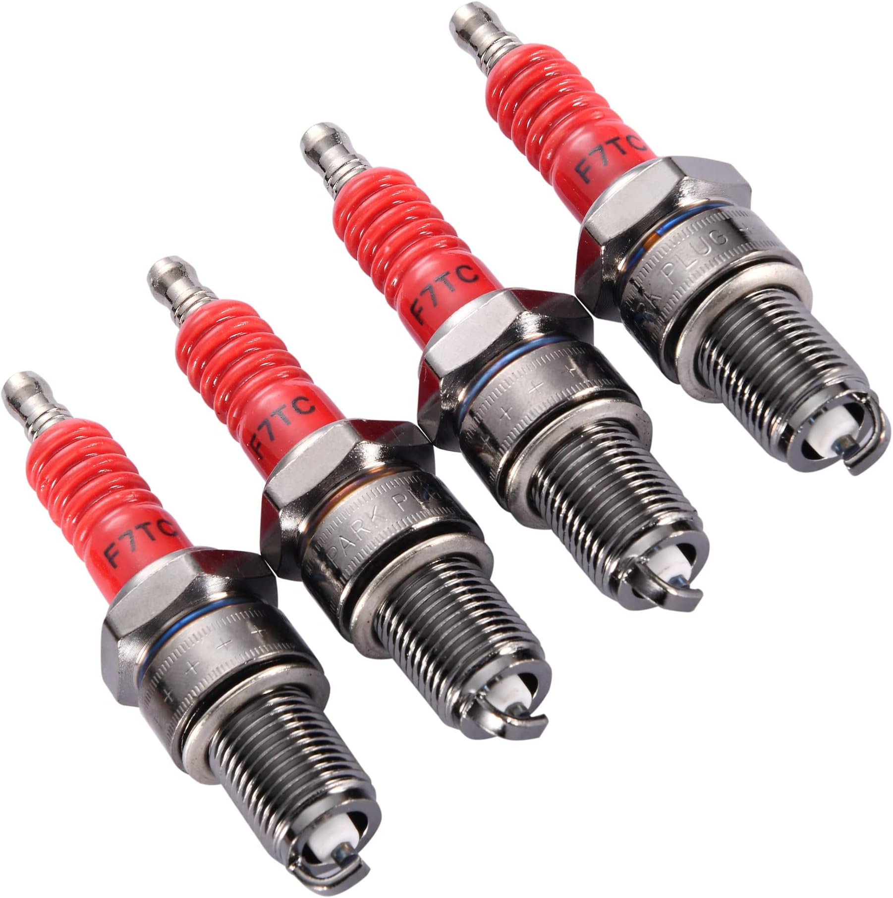 GOOFIT 4piece/set F7TC Spark Plugs Replacement for GX120 GX160 GX200 ...