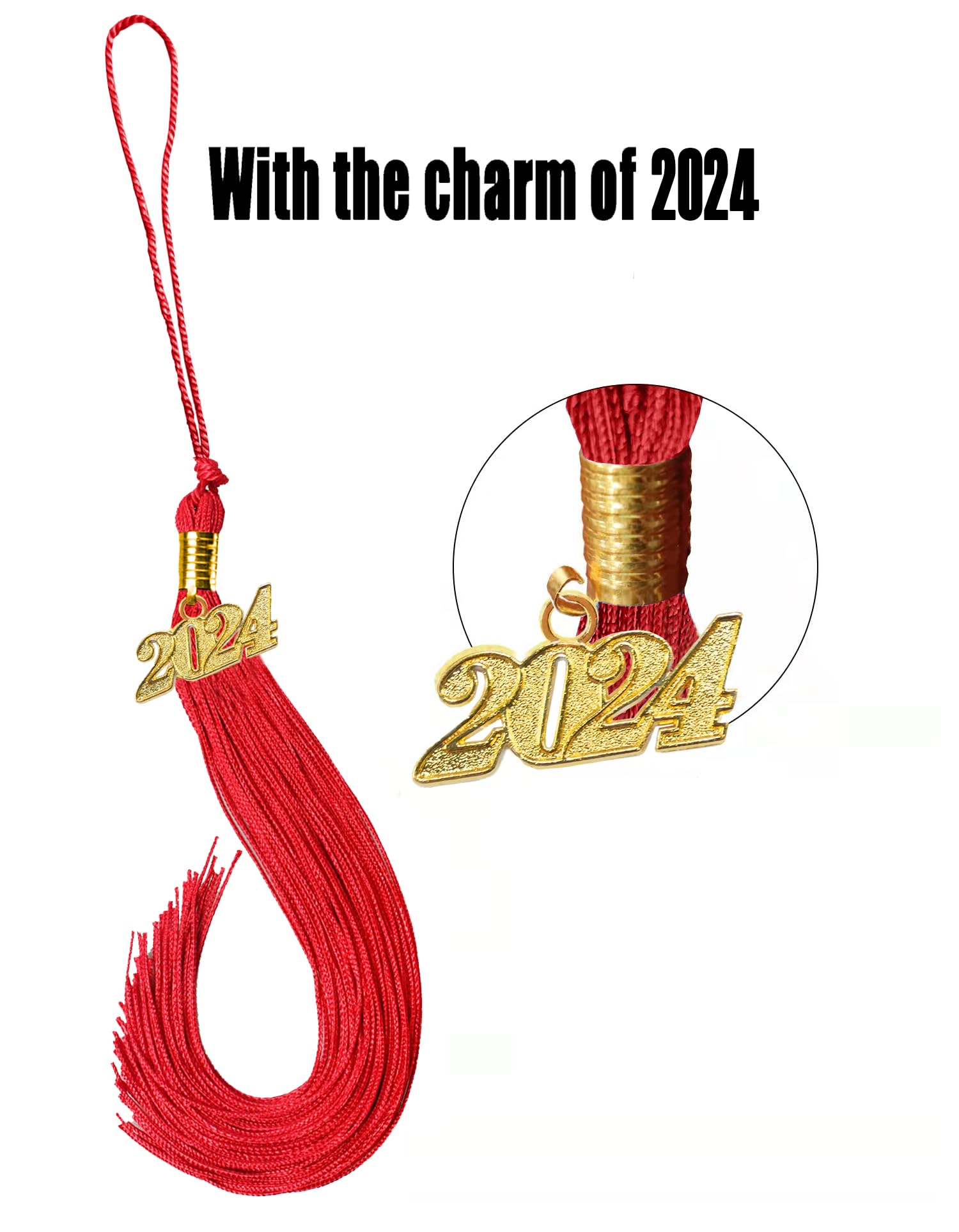 Snapklik.com : Unisex Matte Graduation Gown Cap Tassel Set 2023+2024 ...