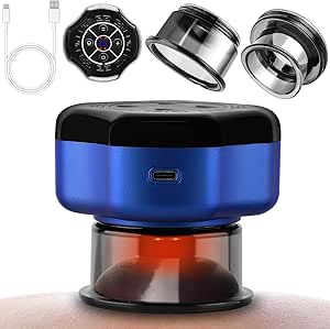 Upgrade 5-in-1 Electric Cupping Therapy Set with 16 Level Suction ...