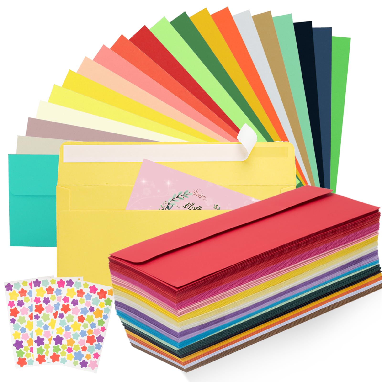 Different Colored Envelopes Envelope Labels For Addressing: Pattern