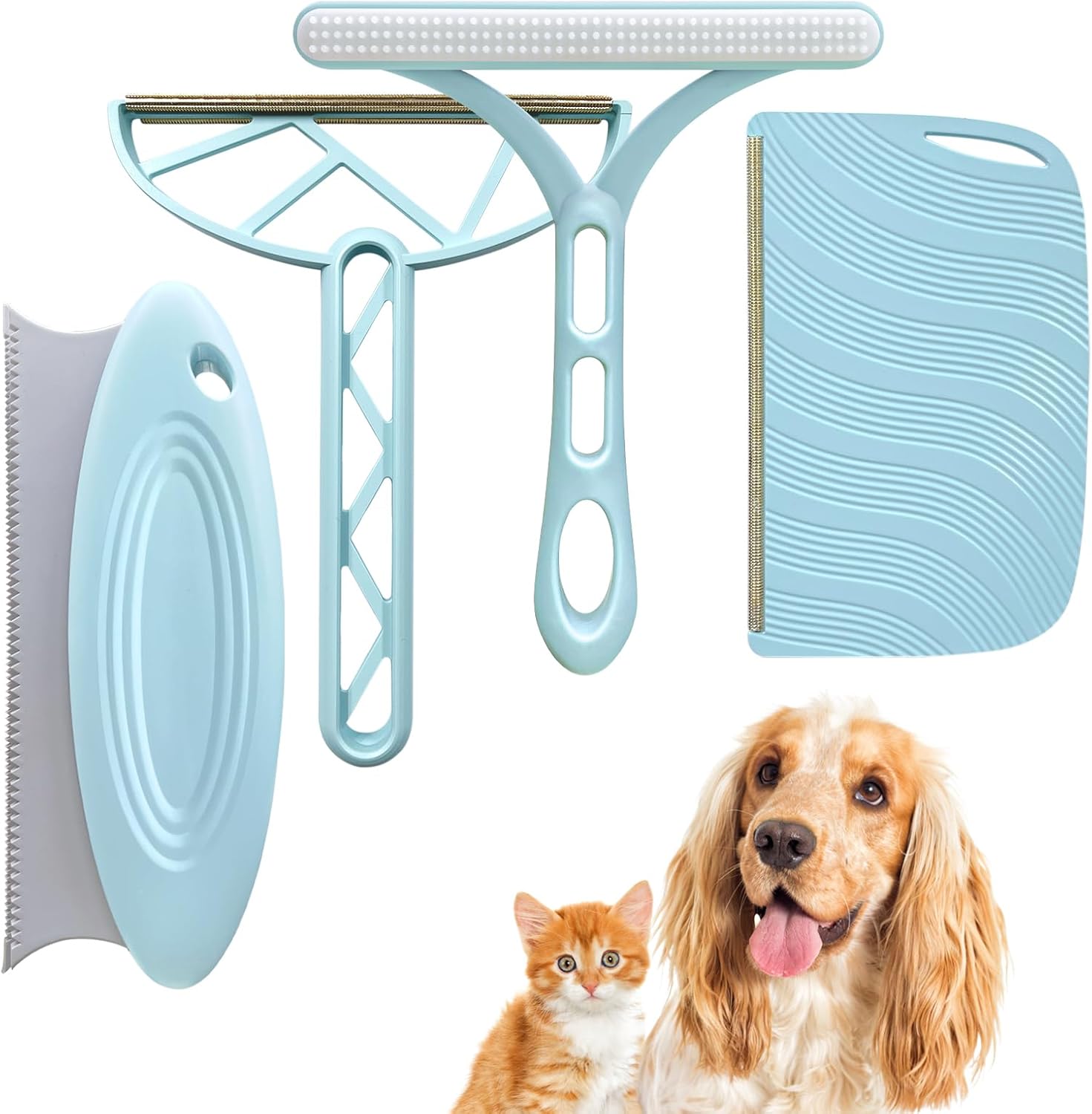 Amazon.com: ERAMONG Pet Hair Remover, 4 Pack Portable Lint Remover, Dog ...