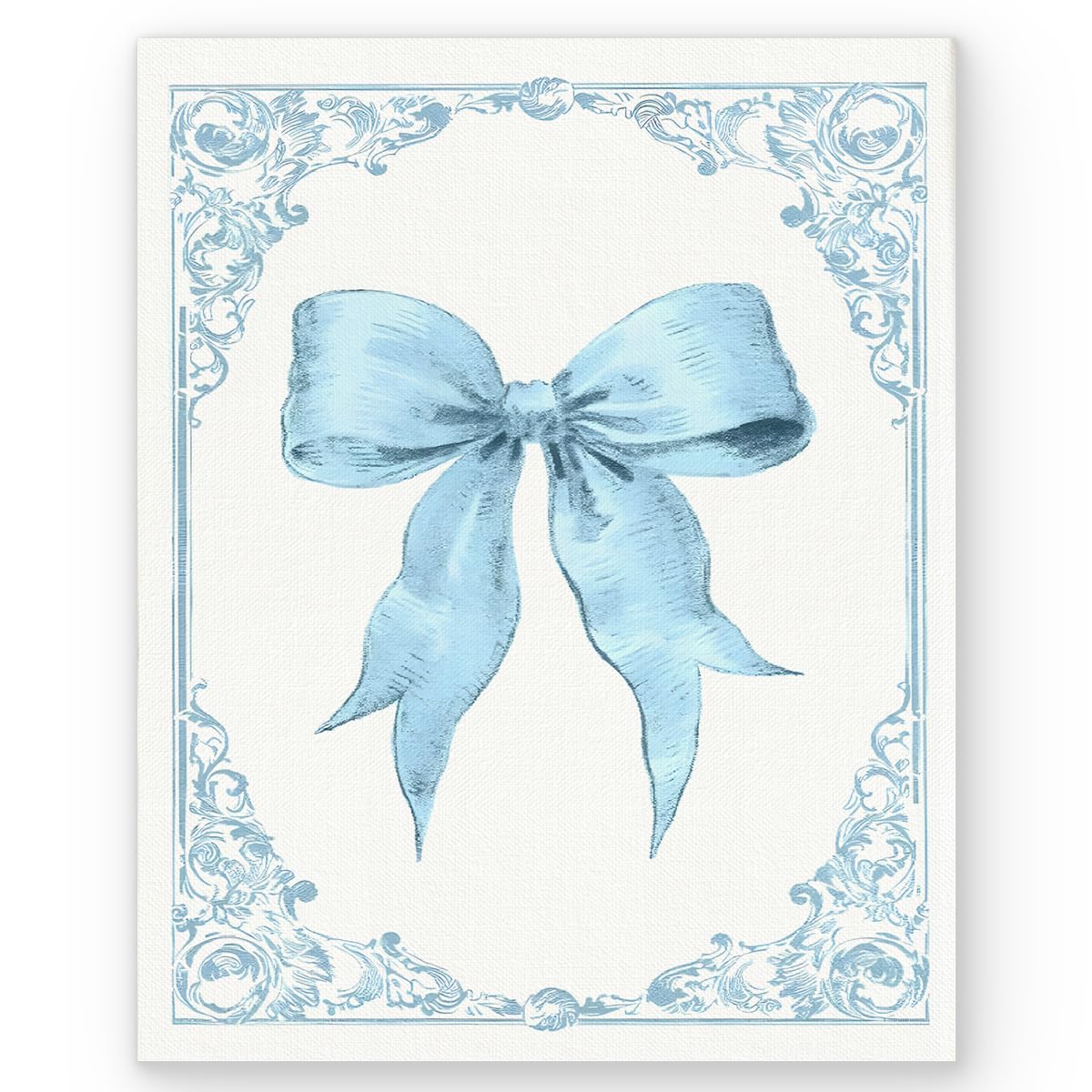 Amazon.com: BESERH Blue Preppy Bow Wall Art Signs 8xl0inch,Preppy Decor ...