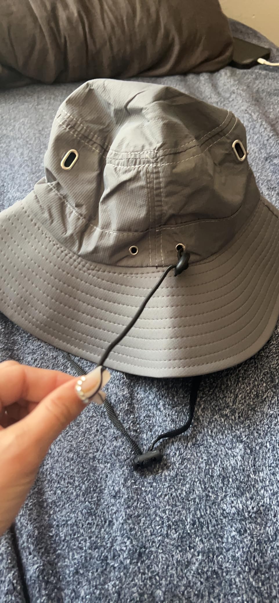 Amazon.com: Surblue Boonie Sun Hat Wide Brim Fishing Hat with String ...
