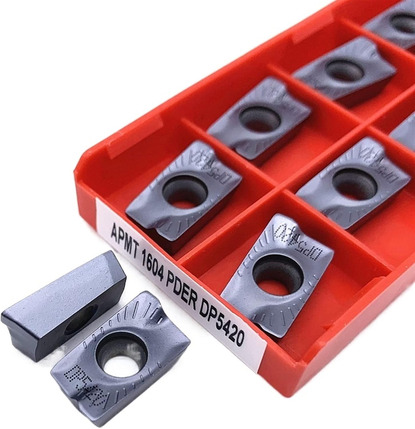 Amazon.com: Carbide Insert External Turning Tool APMT1604 PDER DP5320 ...