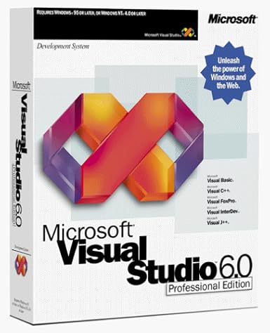 Microsoft Visual Studio 6.0 Professional Edition : Amazon.com.mx: Software