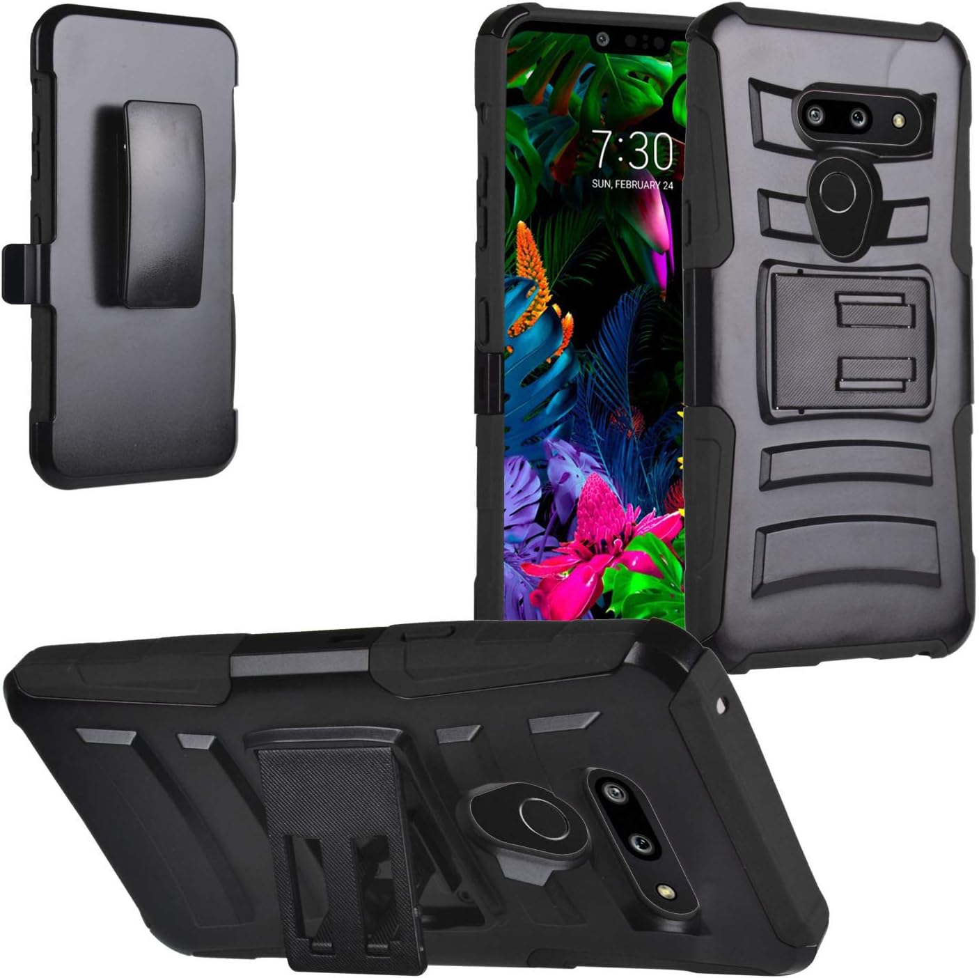 Amazon.com: Eaglecell - Compatible with LG G8 ThinQ - Hybrid Armor ...