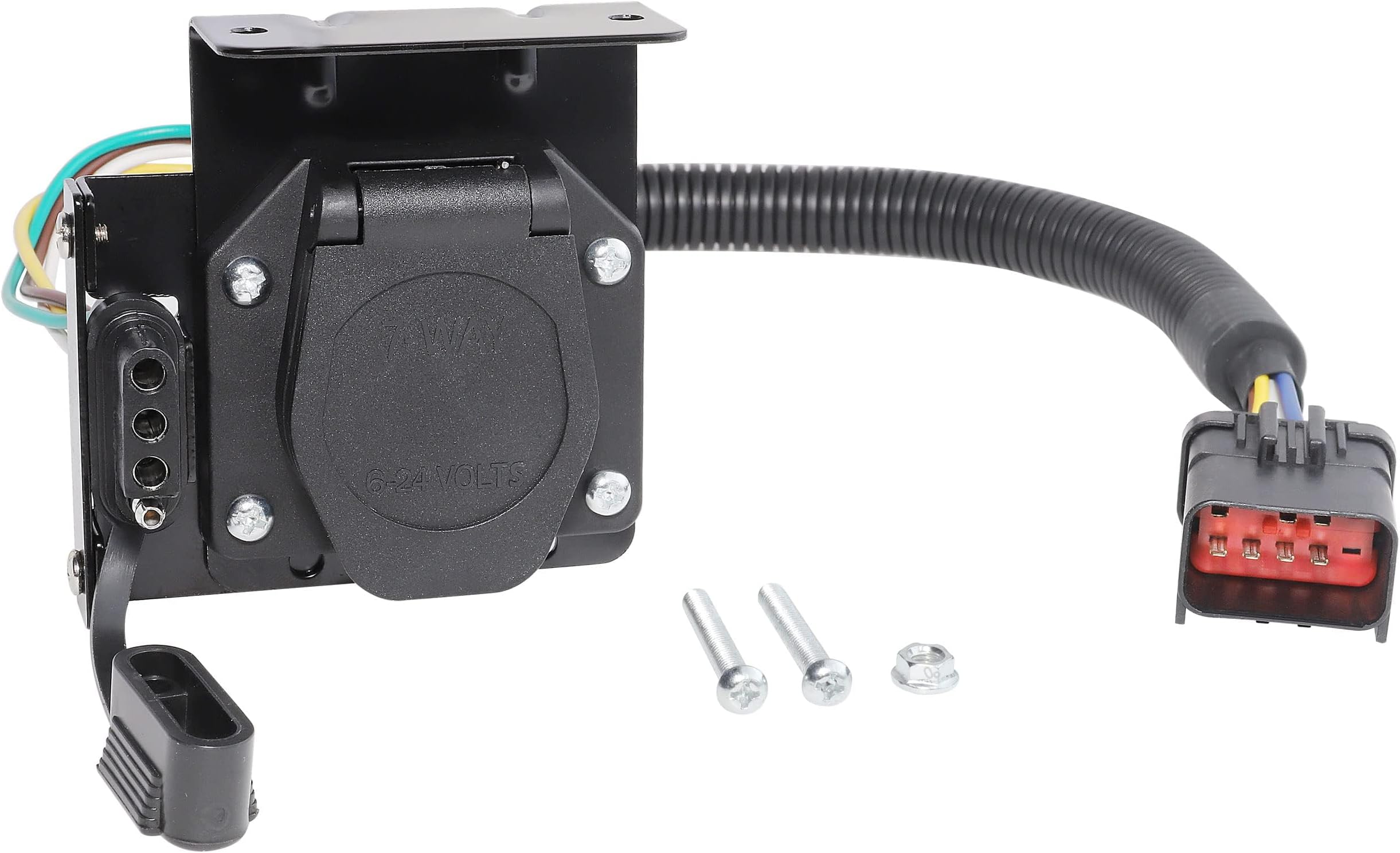 Amazon.com: Rear 7-Way Trailer Tow Connector Compatible with Chrysler ...