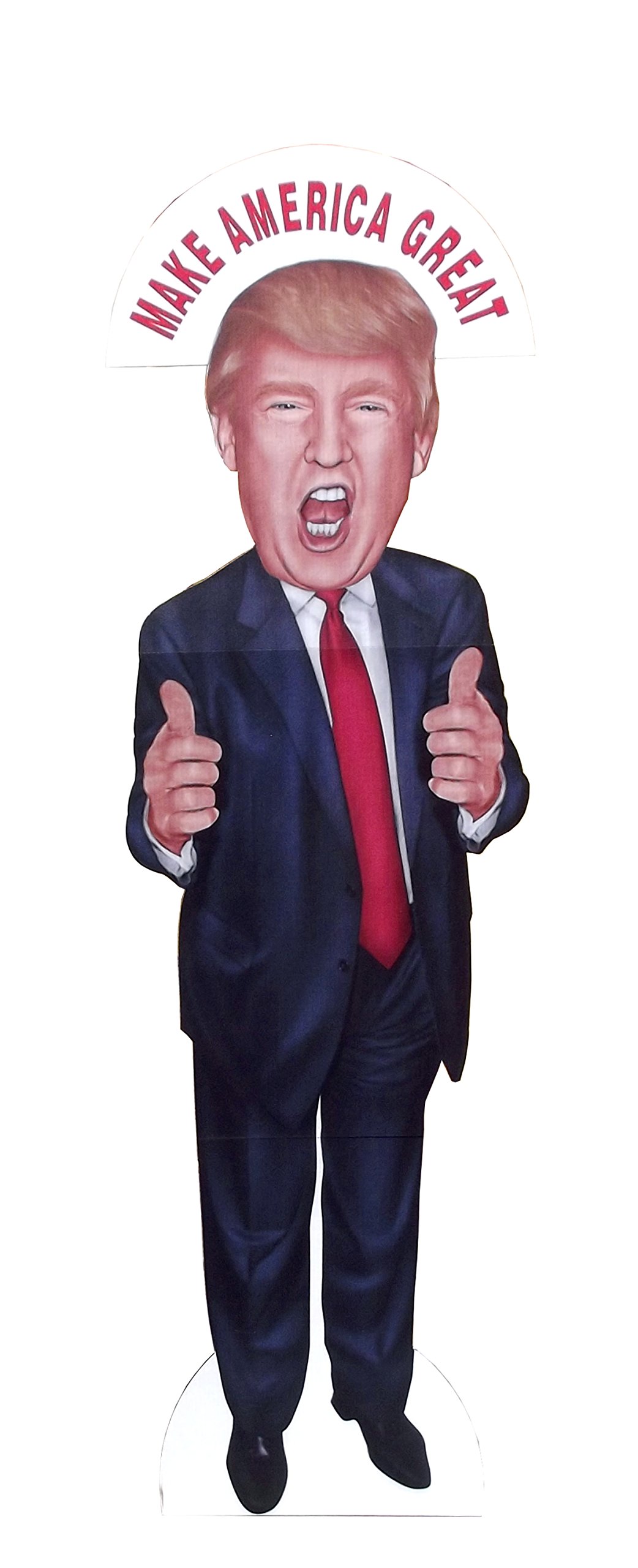 Buy aahs!! Engraving Donald Trump Stand Up | Cardboard Cutout | 6 feet ...