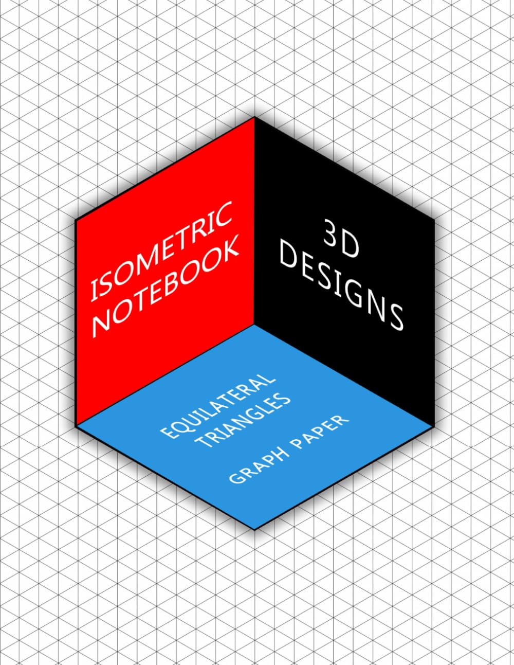 A3-5mm isometric notebook: 200 Pages Sized 8.5" x 11" Inches; Grid Of ...