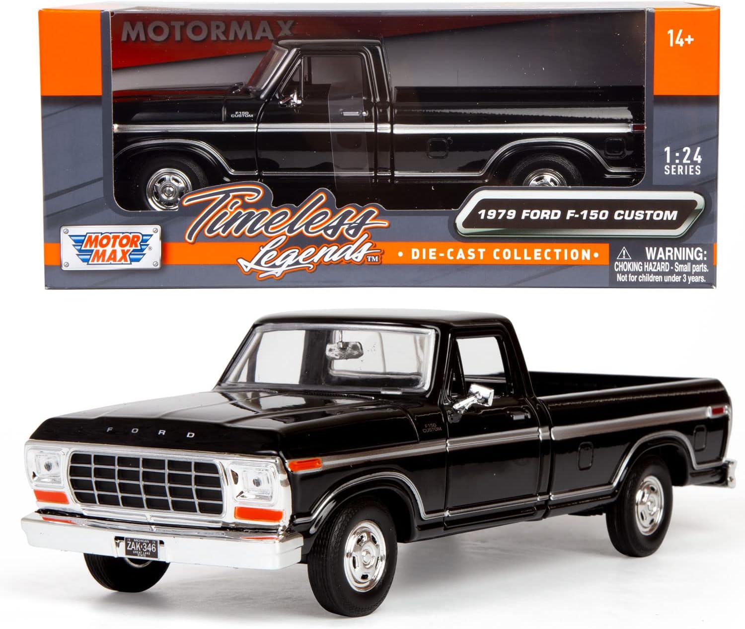 Amazon.com: Motormax 1979 Ford F-150 Pickup Truck 2 Tone, Blue with ...