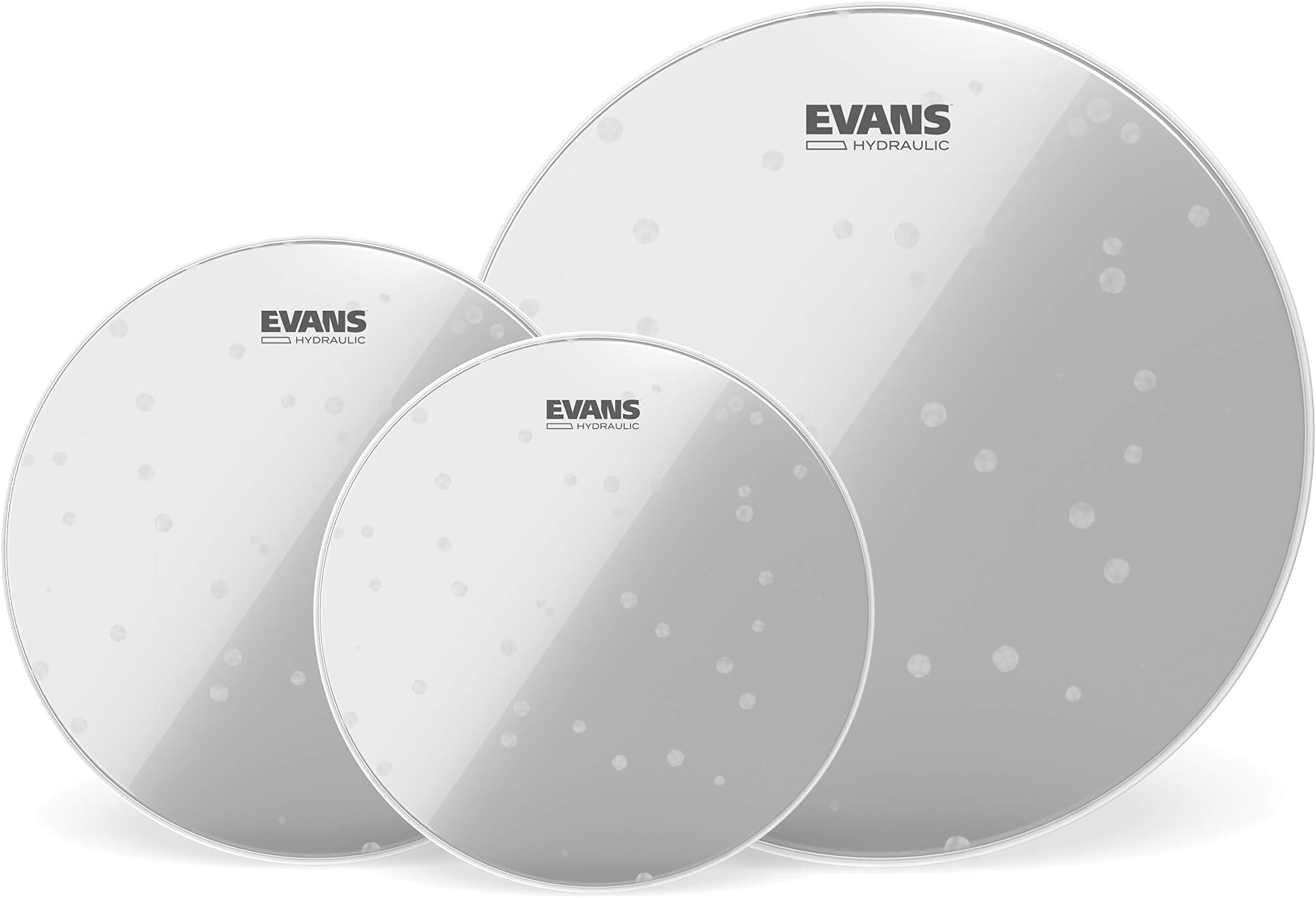Evans G2 Clear Rock Pack (10", 12", 16") with 14" HD Dry Snare Batter ...