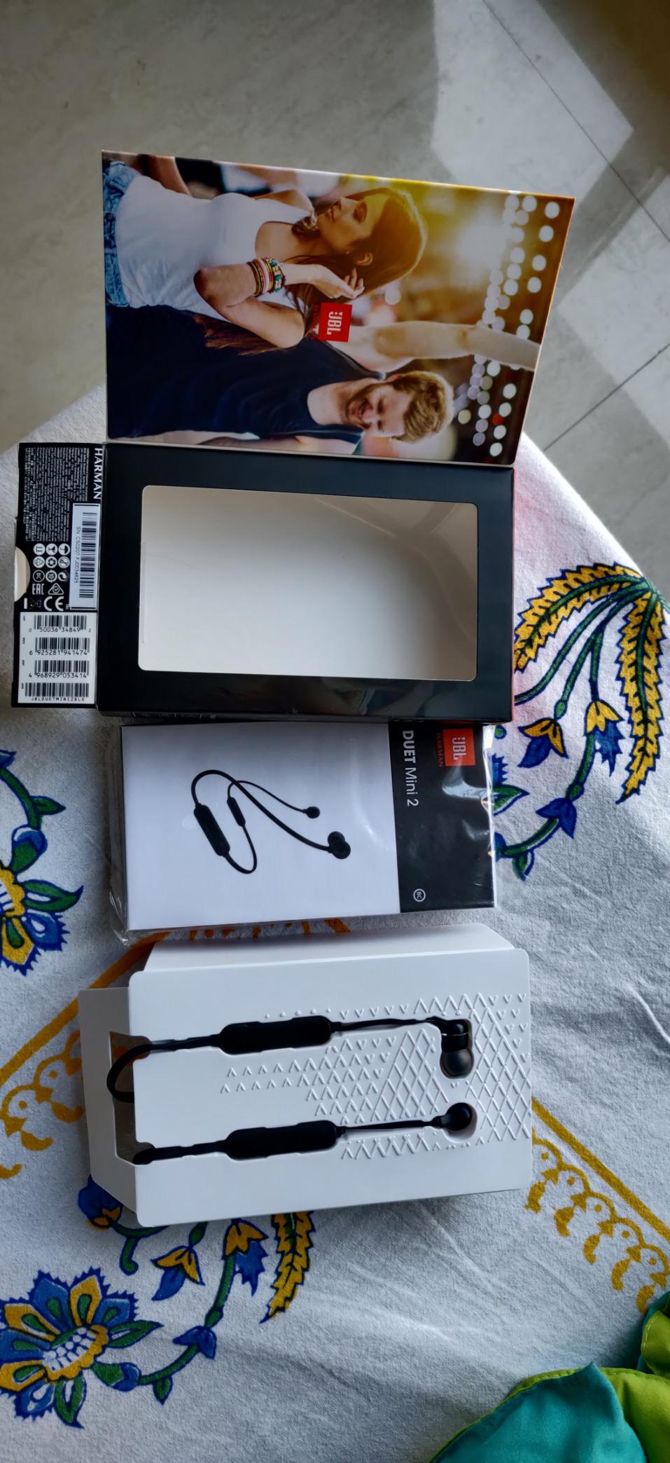 JBL Duet Mini2 by Harman Wireless in-Ear Headphones (Black) : Amazon.in ...