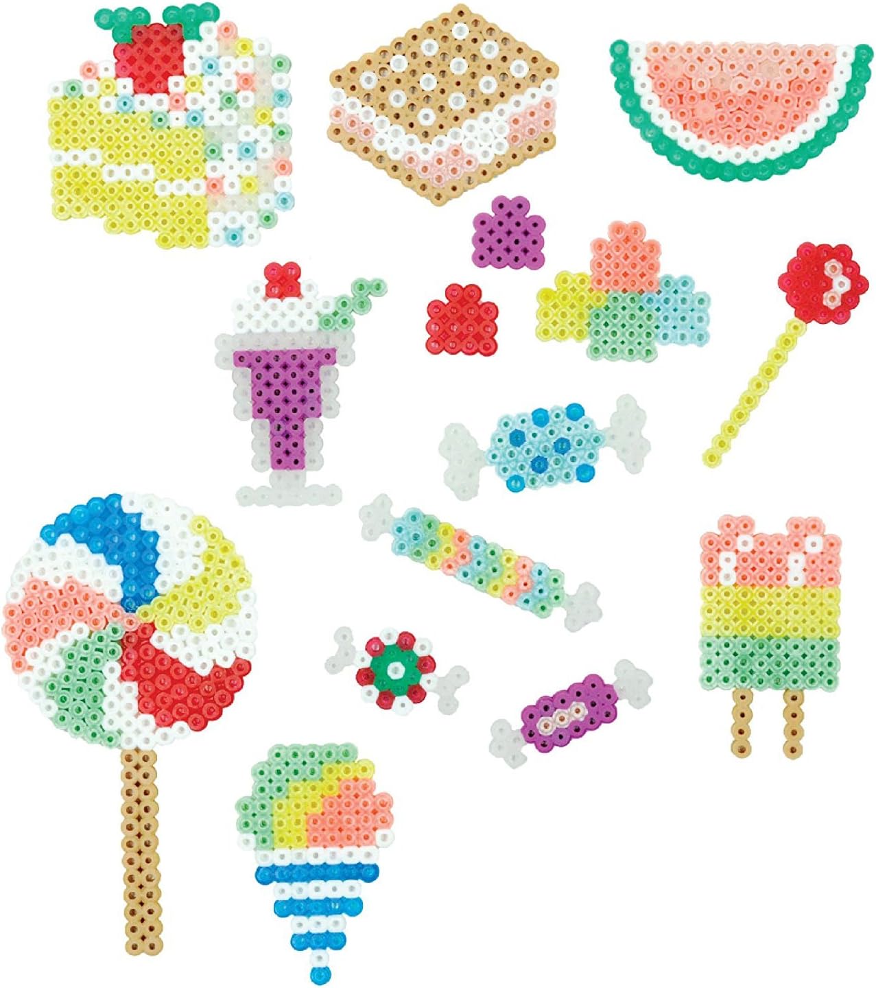 Amazon.com: Perler. 80-42882 Bucket O' Beads Fun Fusion Fuse Bead Kit ...
