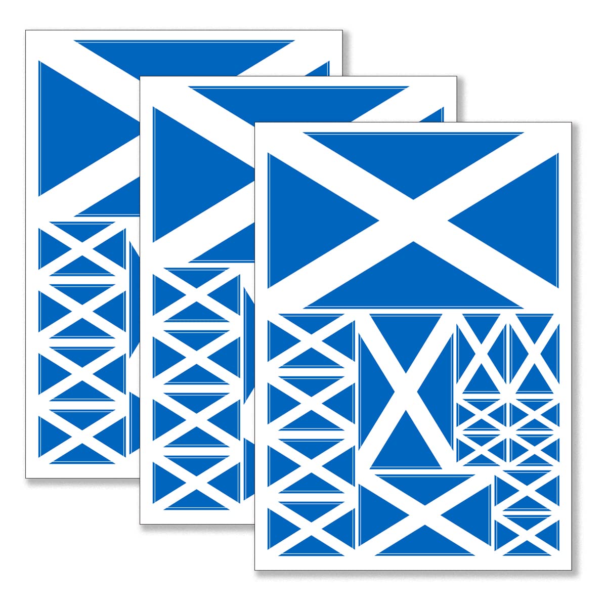 Amazon.com: QQSD Scotland Flag Sticker Scottish Decal in Multiple Sizes ...