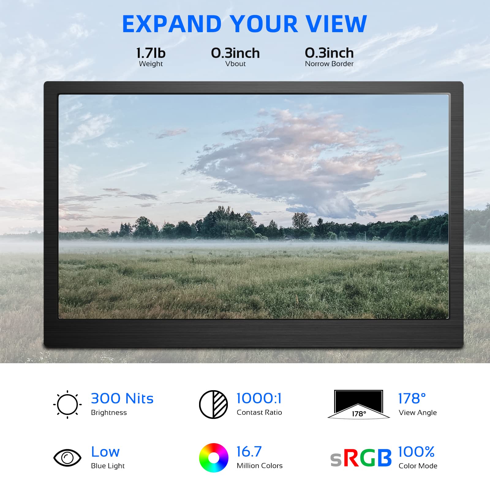 1920 X 1200 1080 PiXL PXD24VH 24" Monitor 1920 X 1200 Pixels 60Hz