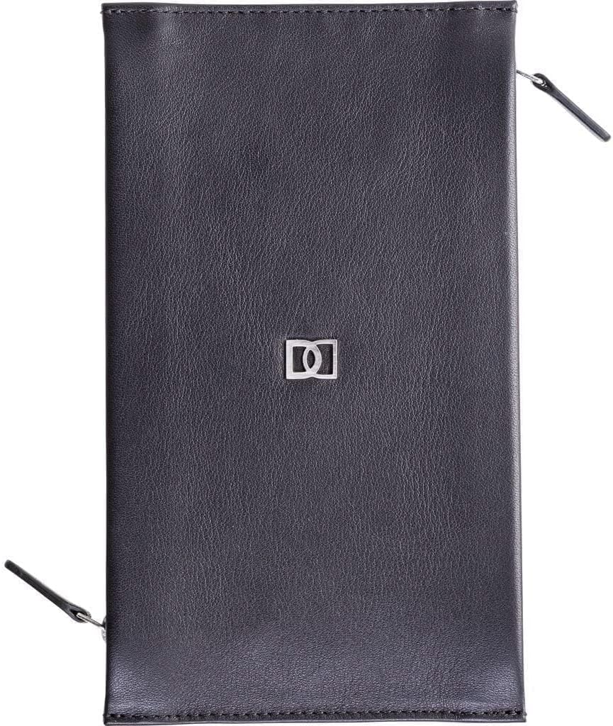 Amazon.com: DUN DUO Luxury Double Zip Travel Wallet - Dual Sided ...