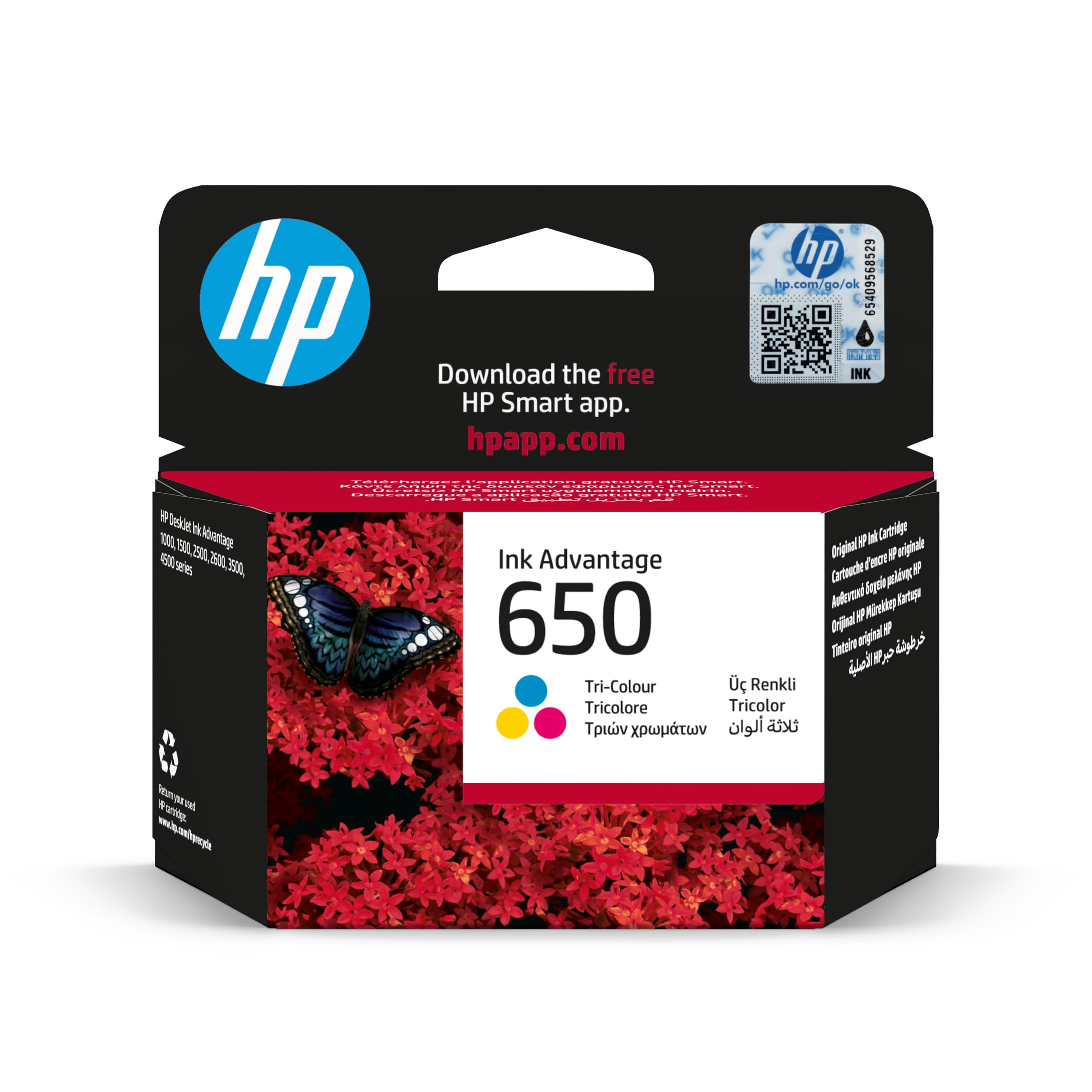 Hp 650 Tri-Color Original Ink Advantage Cartridge - Cz102Ak Bhl : Buy ...