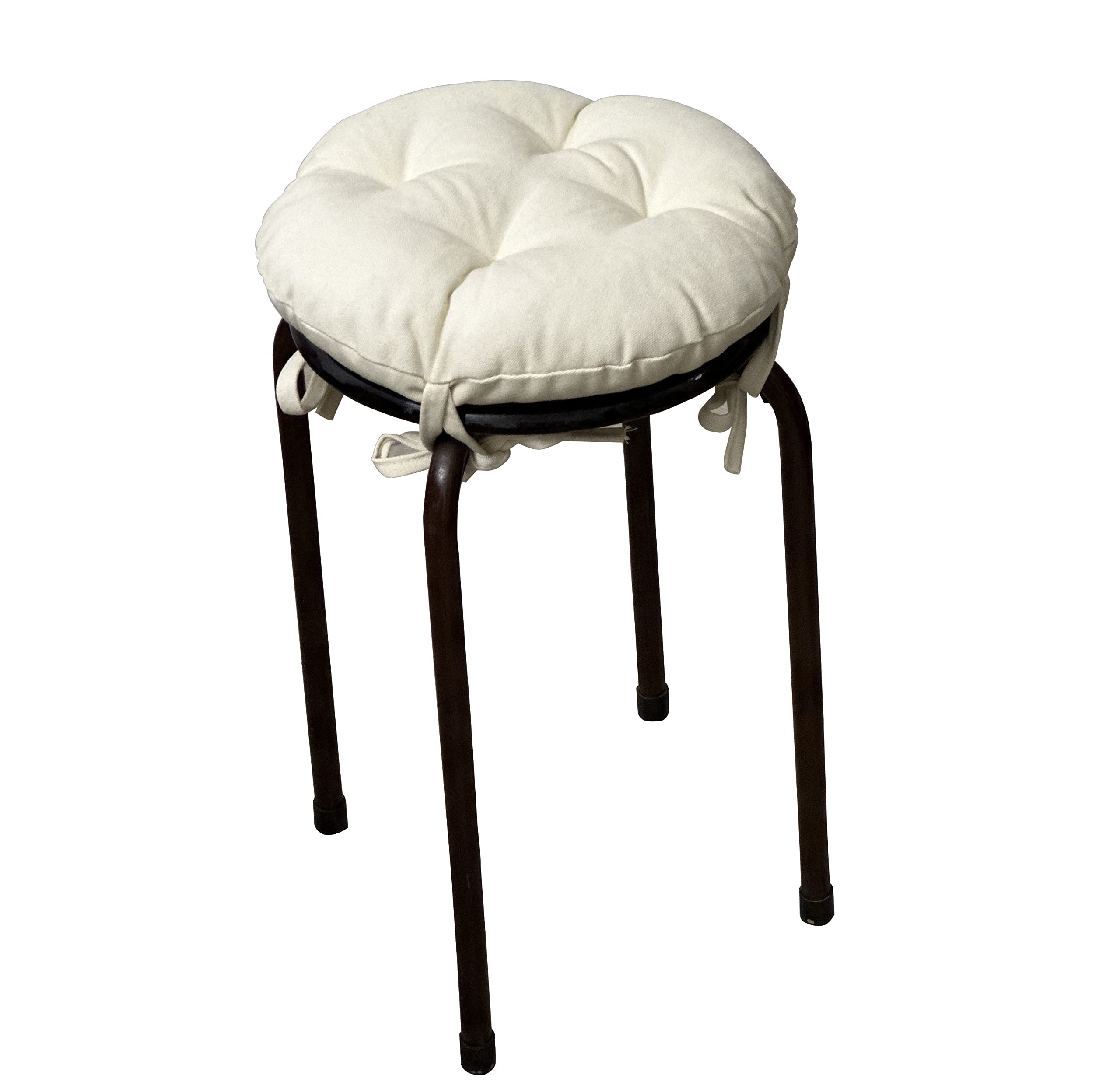 Amazon.com: Thicken Round Stool Seat Cushion Super Soft Non Slip Chair ...