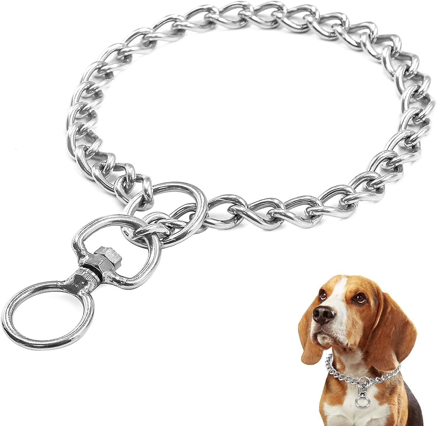 LANFYFU Collar para Perro Collar de Castigo para Perro de Acero ...