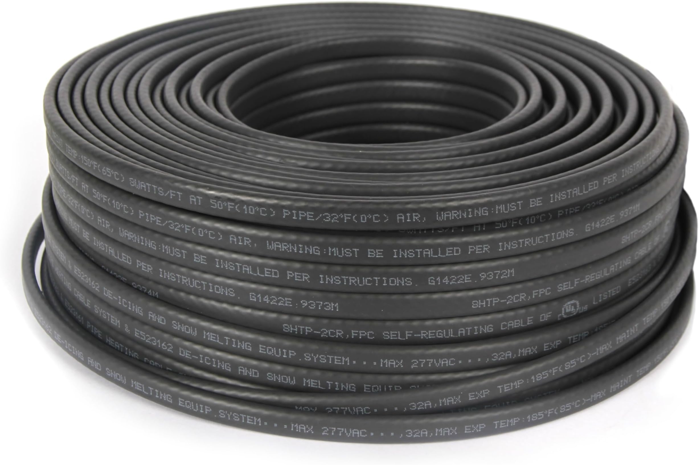 HEATIT HISFWK 100-feet 120V Self Regulating Heating Cable, Wet or Dry ...